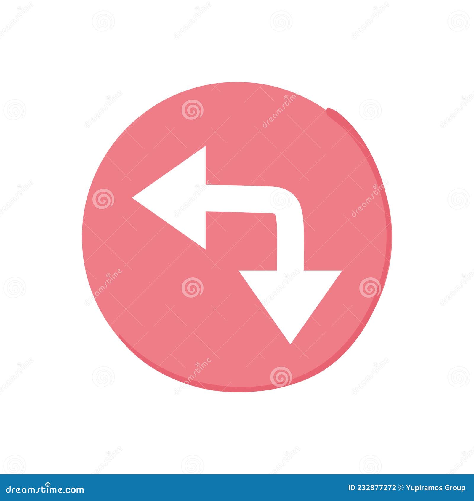 Icono De Redondeo De Flechas Ilustración del Vector - Ilustración de ...