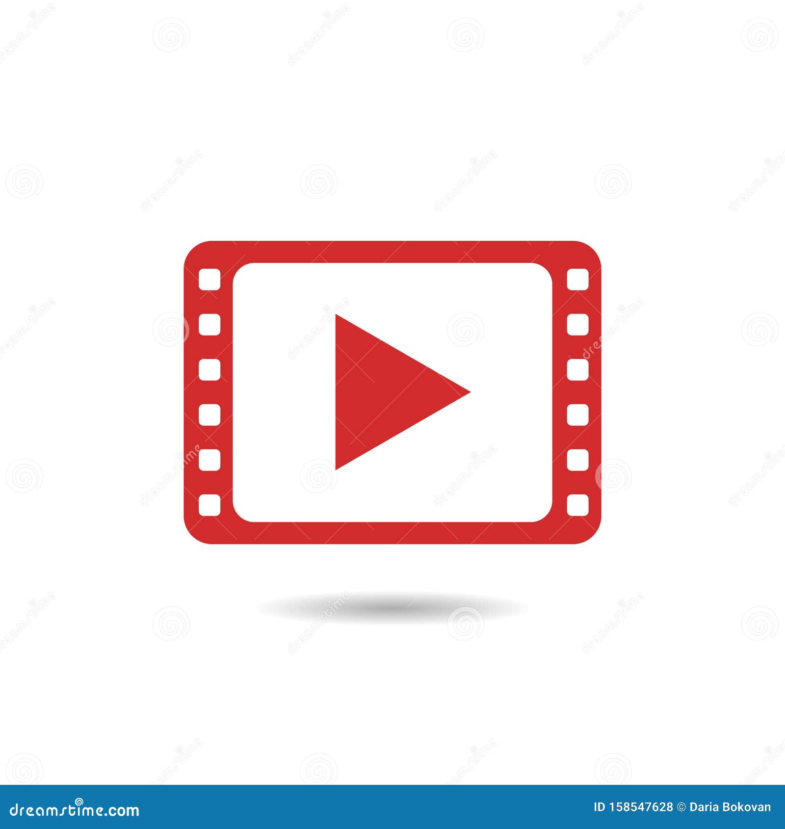 Icono de Reproducir vector stock de ilustración. Ilustración de ...