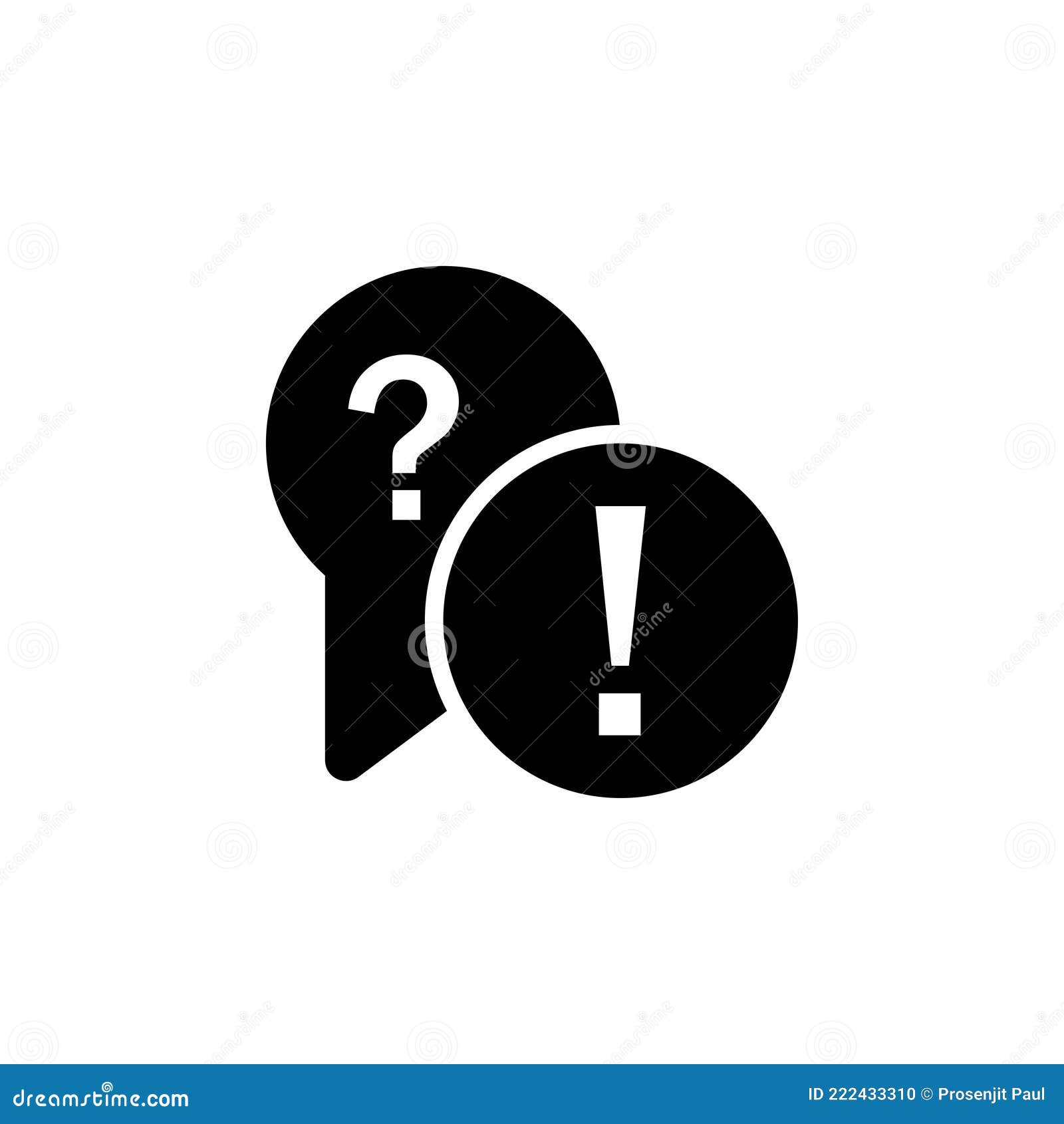 Icono De Respuesta Y Pregunta Ilustración del Vector - Ilustración de ...