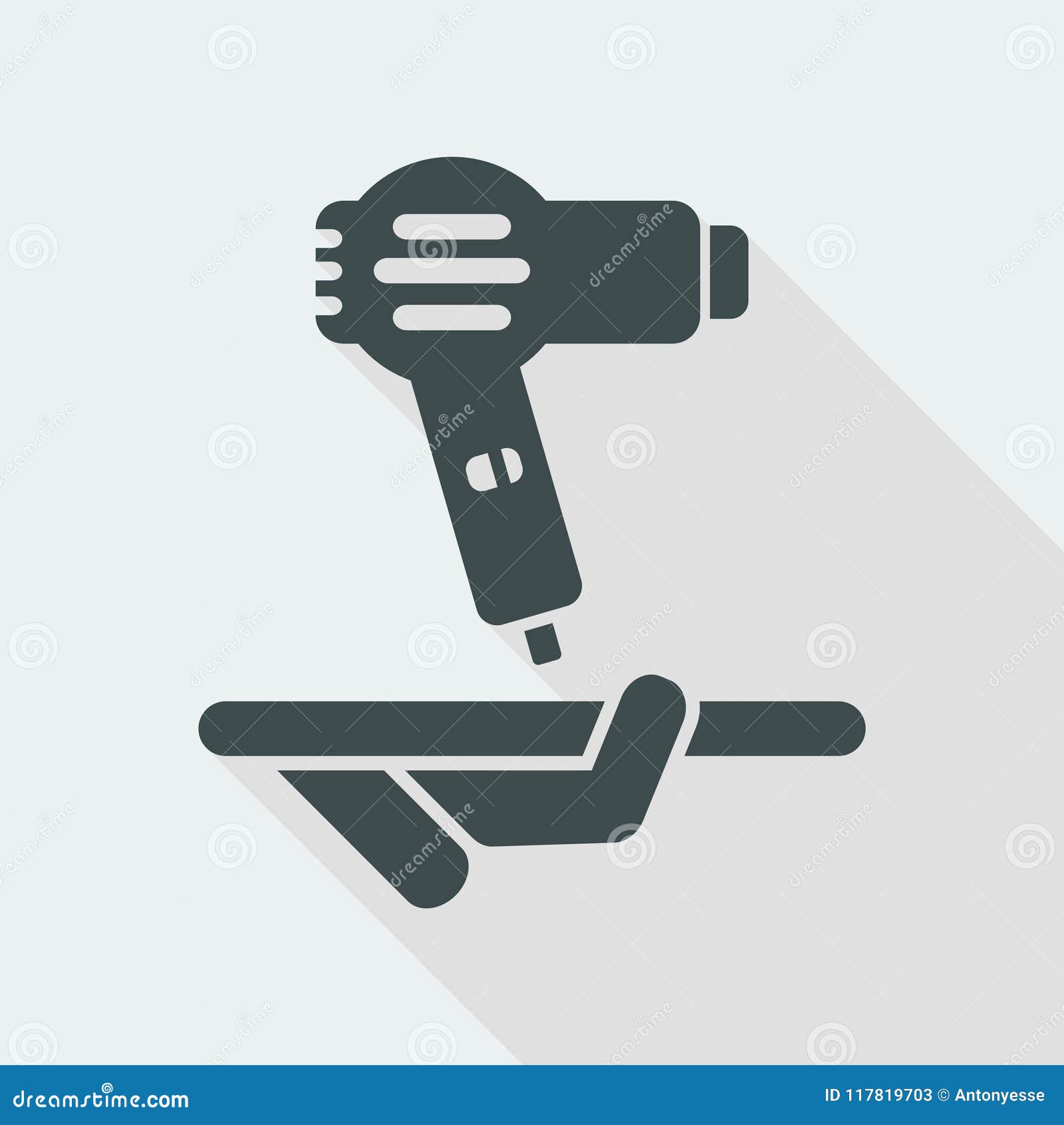 Icono de secador ilustración del vector. Ilustración de equipo - 117819703