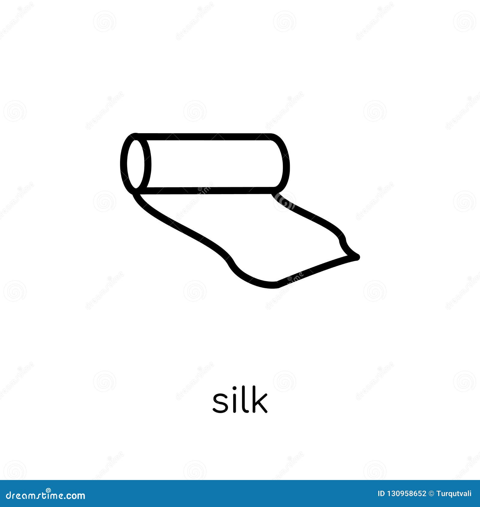 Icono De Seda De La Colección Ilustración del Vector - Ilustración de ...