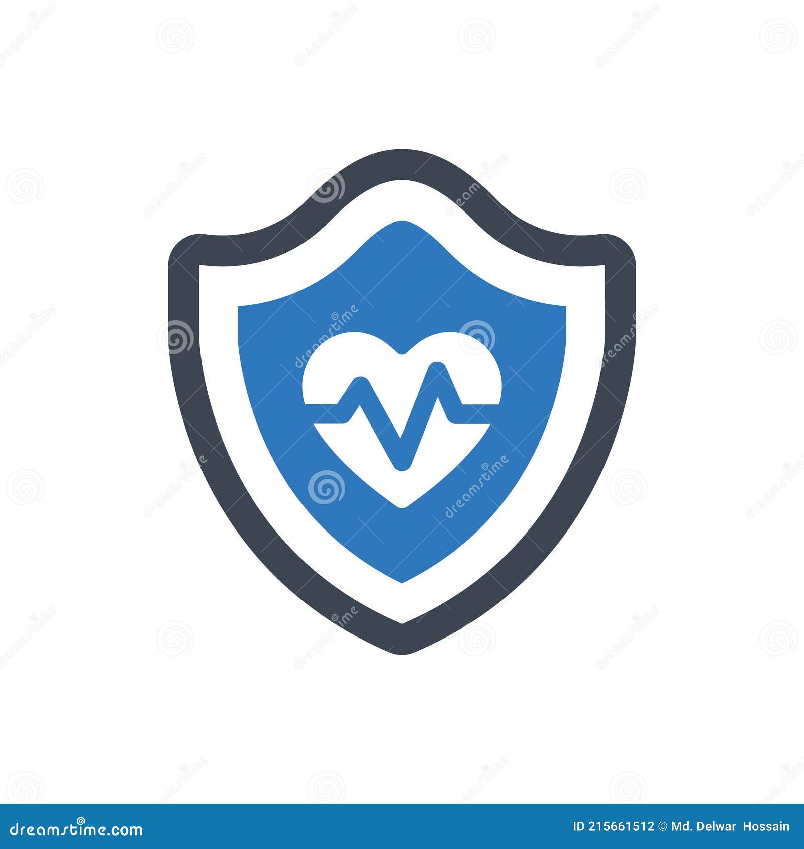 Icono de seguro de vida ilustración del vector. Ilustración de ...