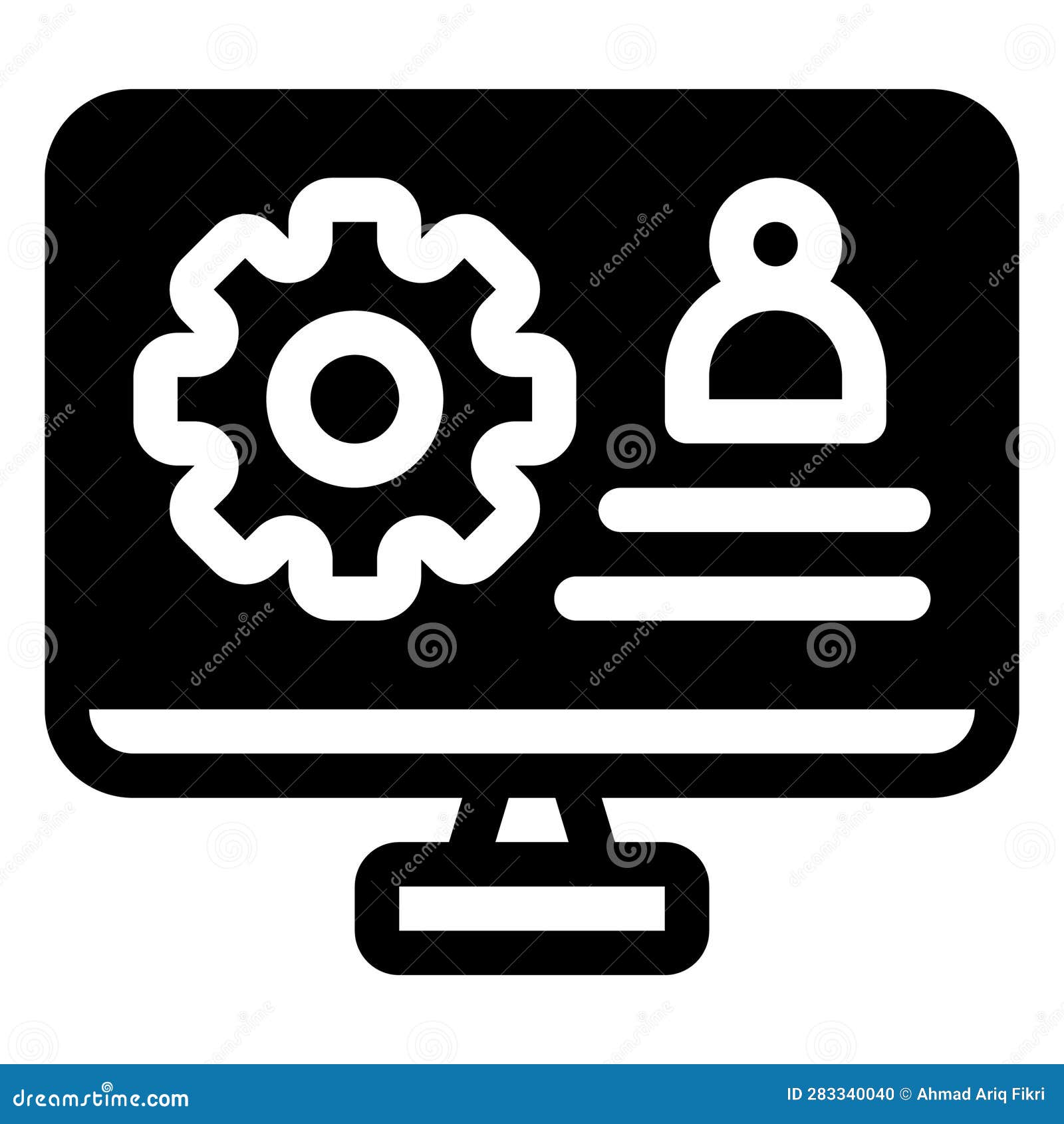 Icono De Servicio. Concepto De Marketing Digital. Icono De Esquema ...