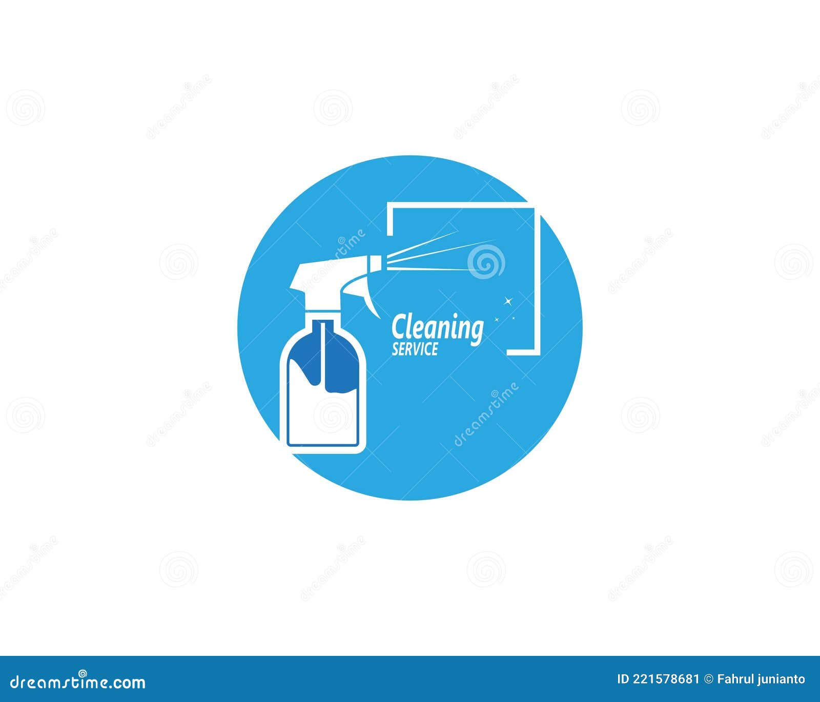 Icono De Servicio De Limpieza E Ilustración Del Vector De Símbolos ...