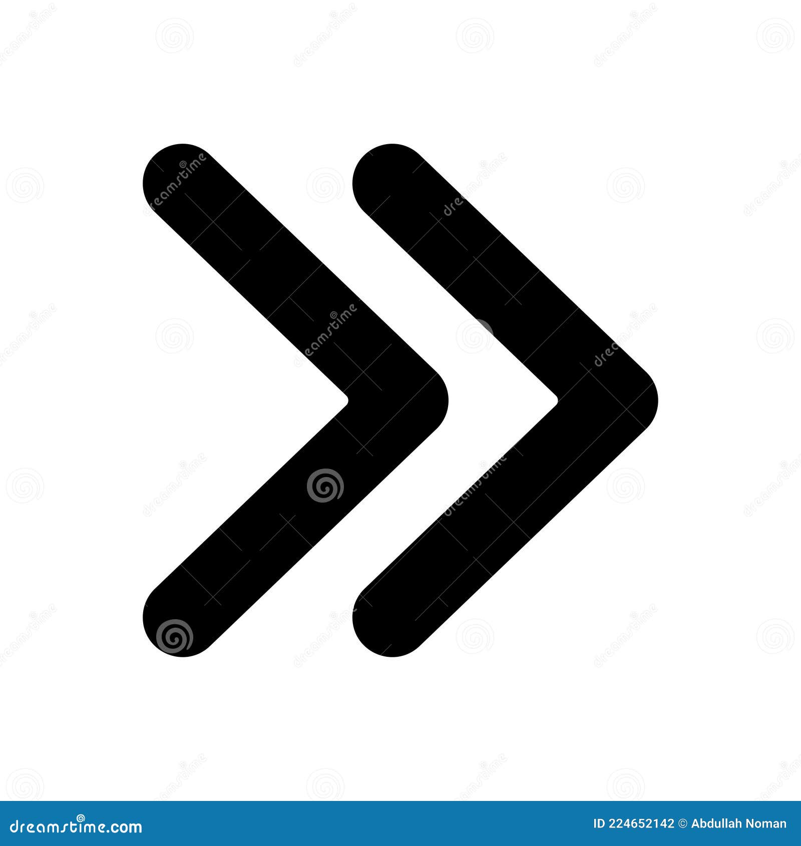 Icono De Signo De Flecha Derecha Ilustración del Vector - Ilustración de arte, color: 224652142