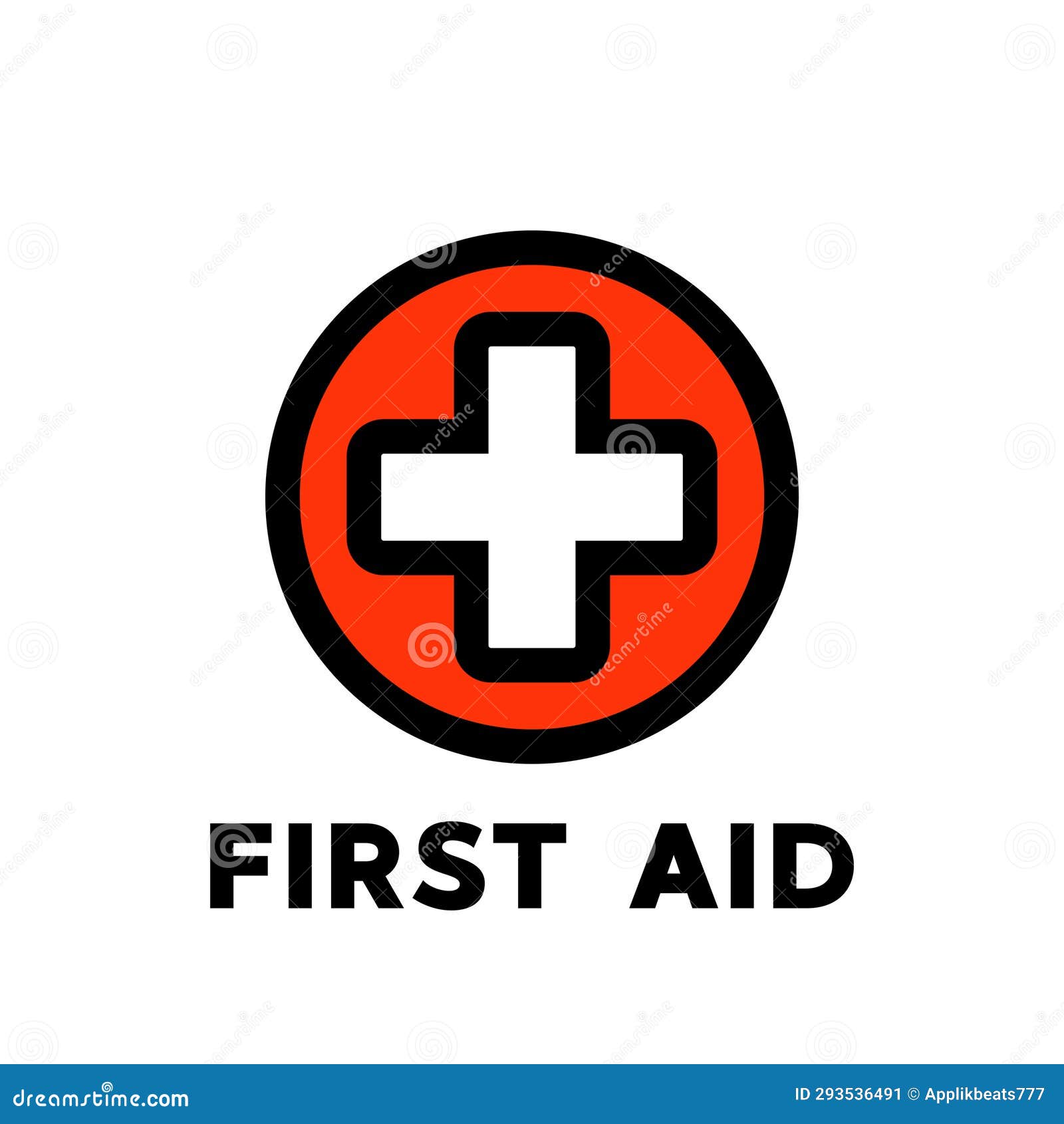 Icono De Signo De Vector De Primeros Auxilios Ilustración del Vector ...