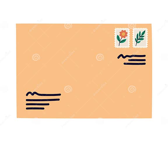 Icono de sobre bonito ilustración del vector. Ilustración de exprese ...