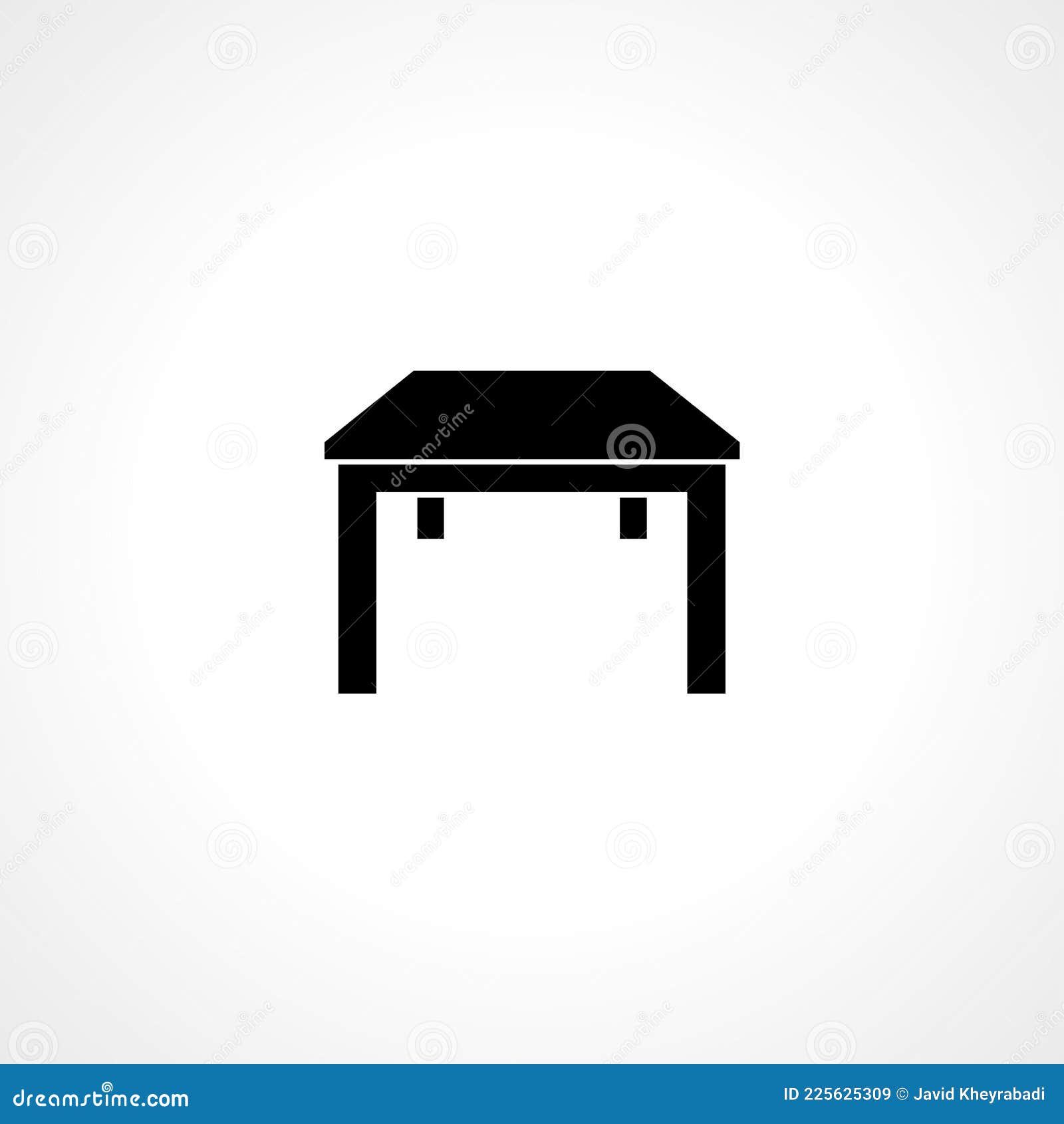 Icono De Tabla. Icono De Vector De Tabla. Icono De Tabla Aislada ...