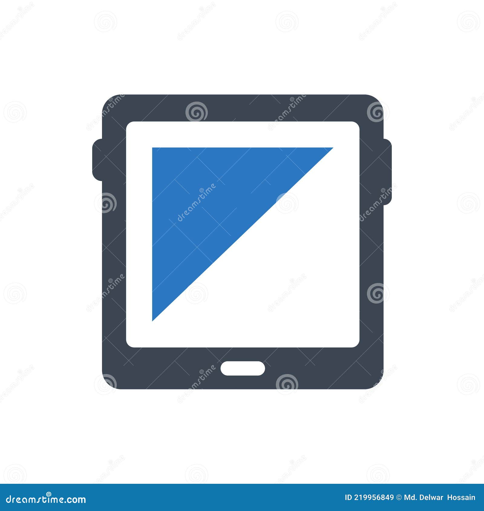 Icono de tableta ilustración del vector. Ilustración de icono - 219956849