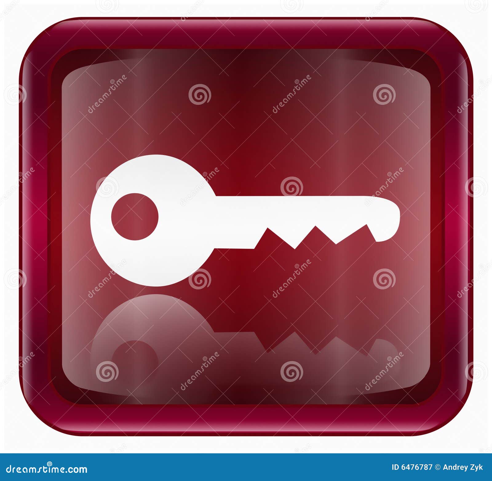 Icono de tecla ilustración del vector. Ilustración de internet - 6476787