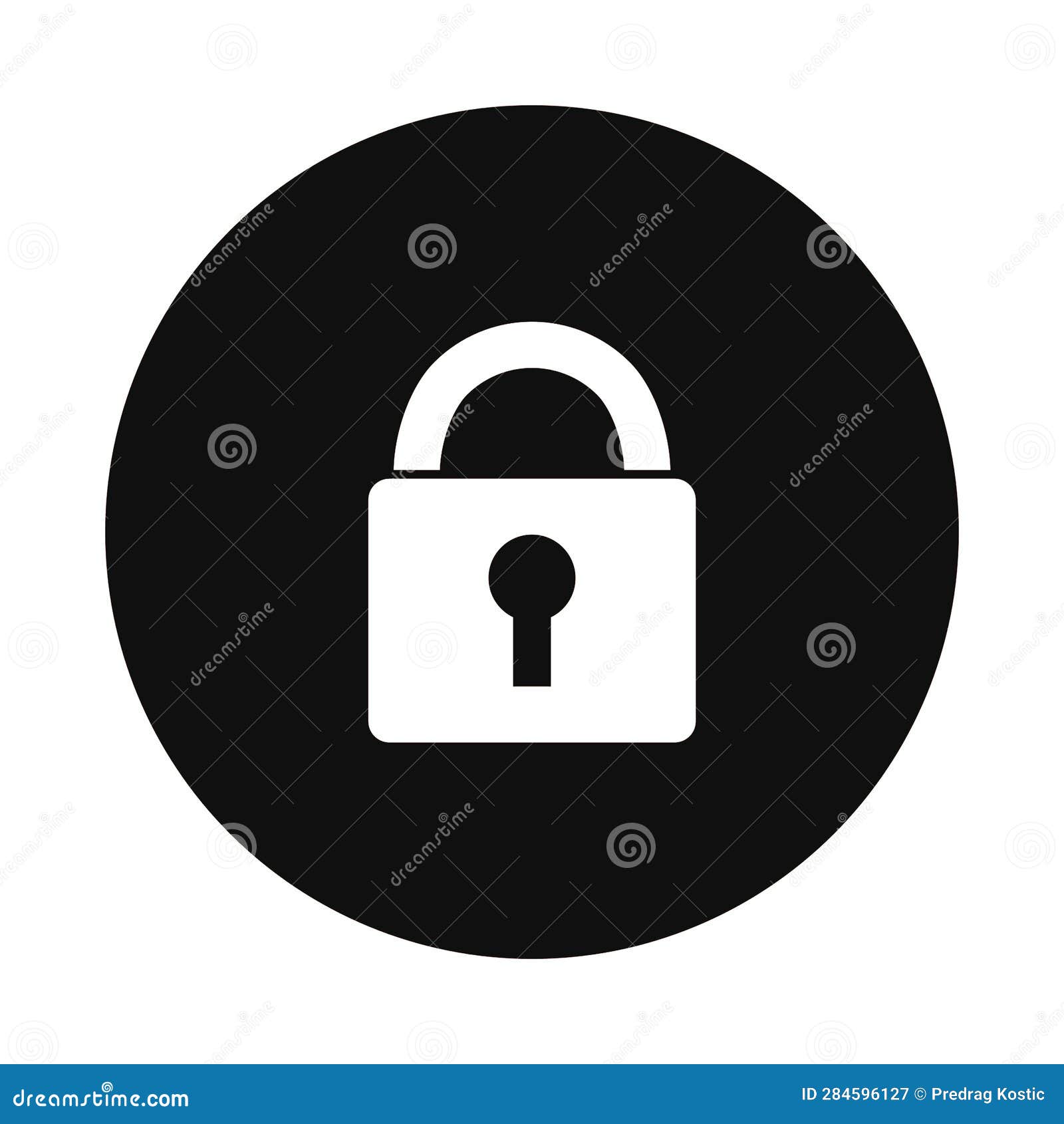 Icono de tecla stock de ilustración. Ilustración de diagrama - 284596127