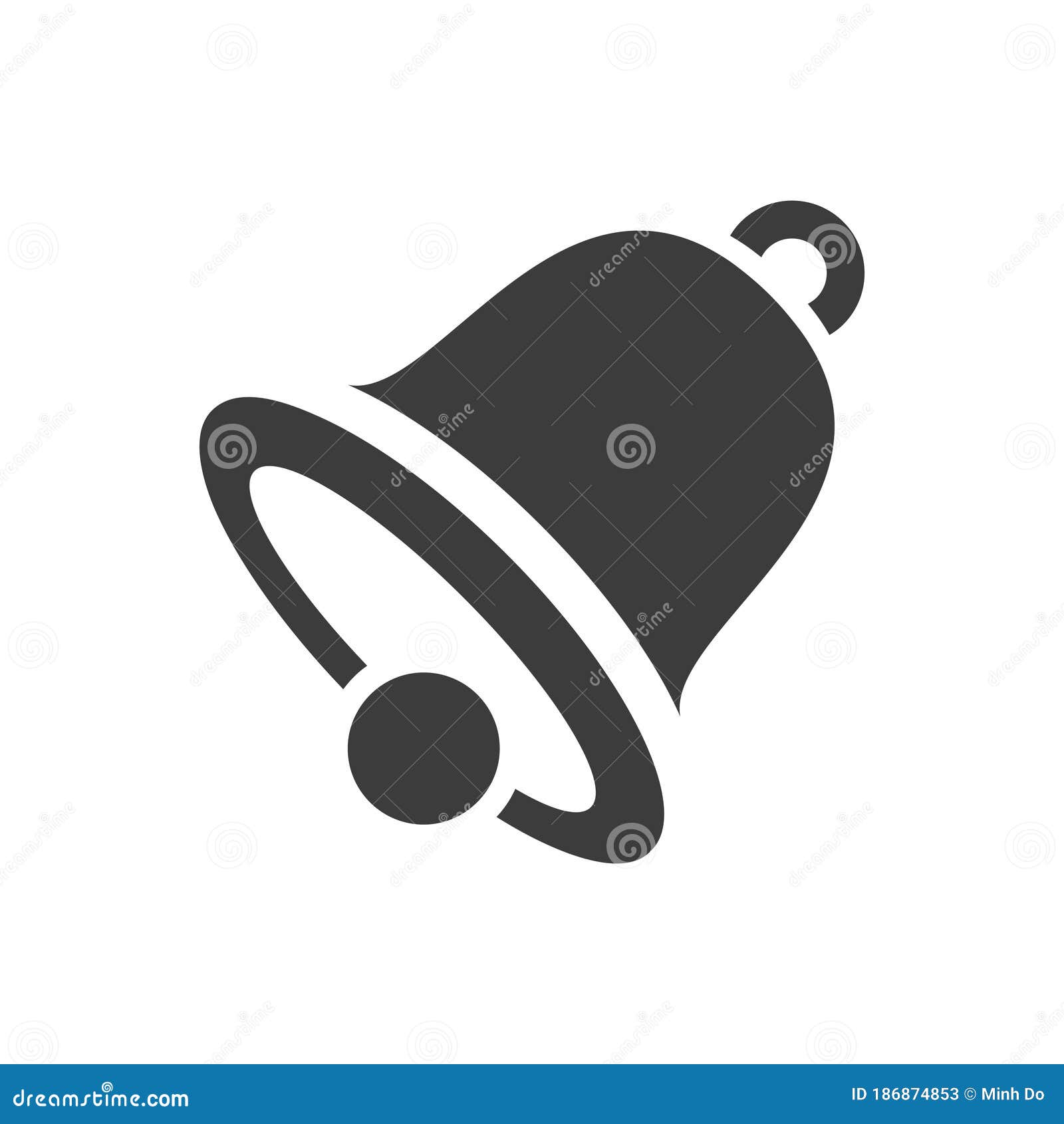 Icono de timbre ilustración del vector. Ilustración de fuego - 186874853