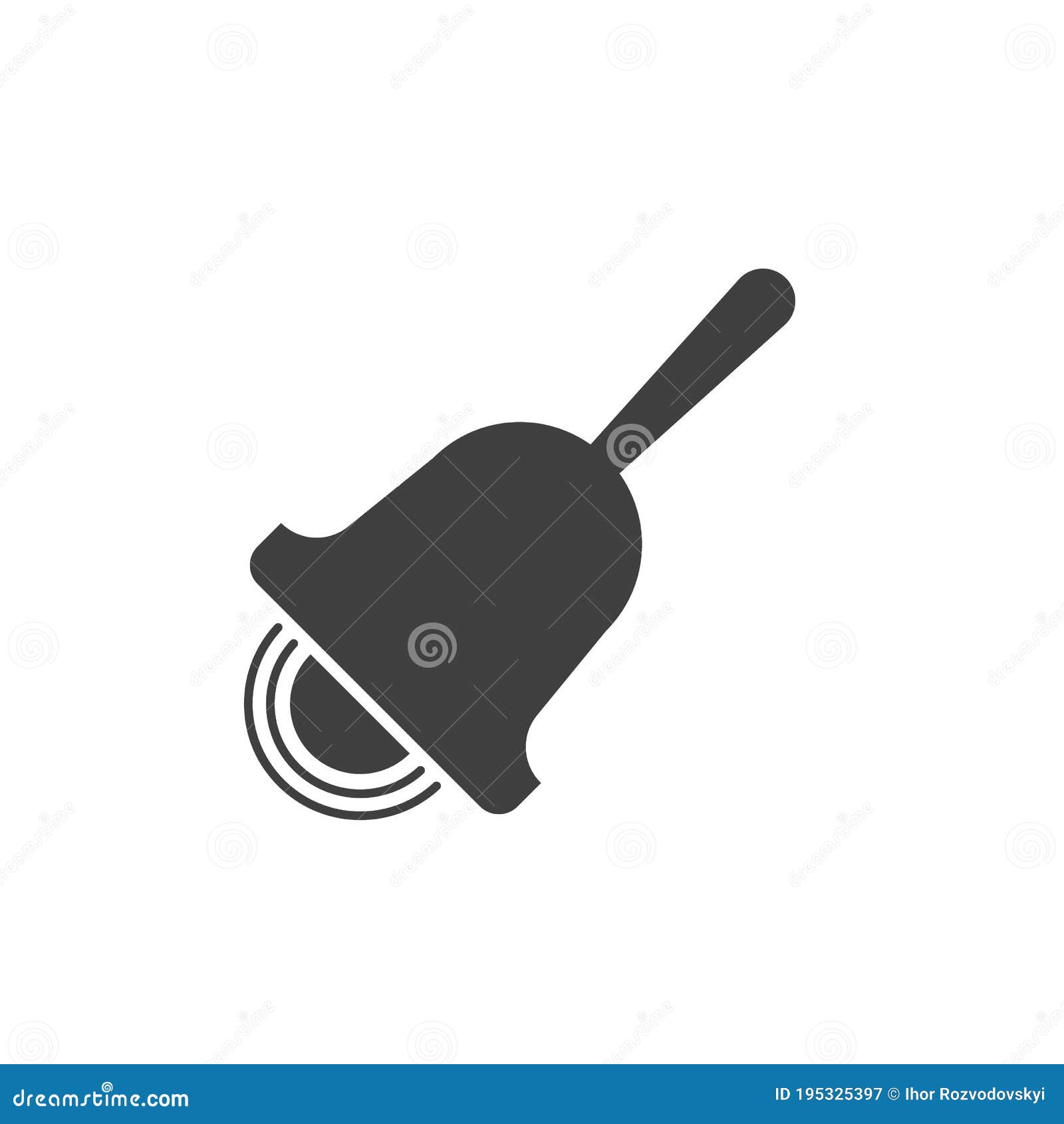 Icono De Timbre En Fondo Blanco. Vector Eps10 Ilustración del Vector ...