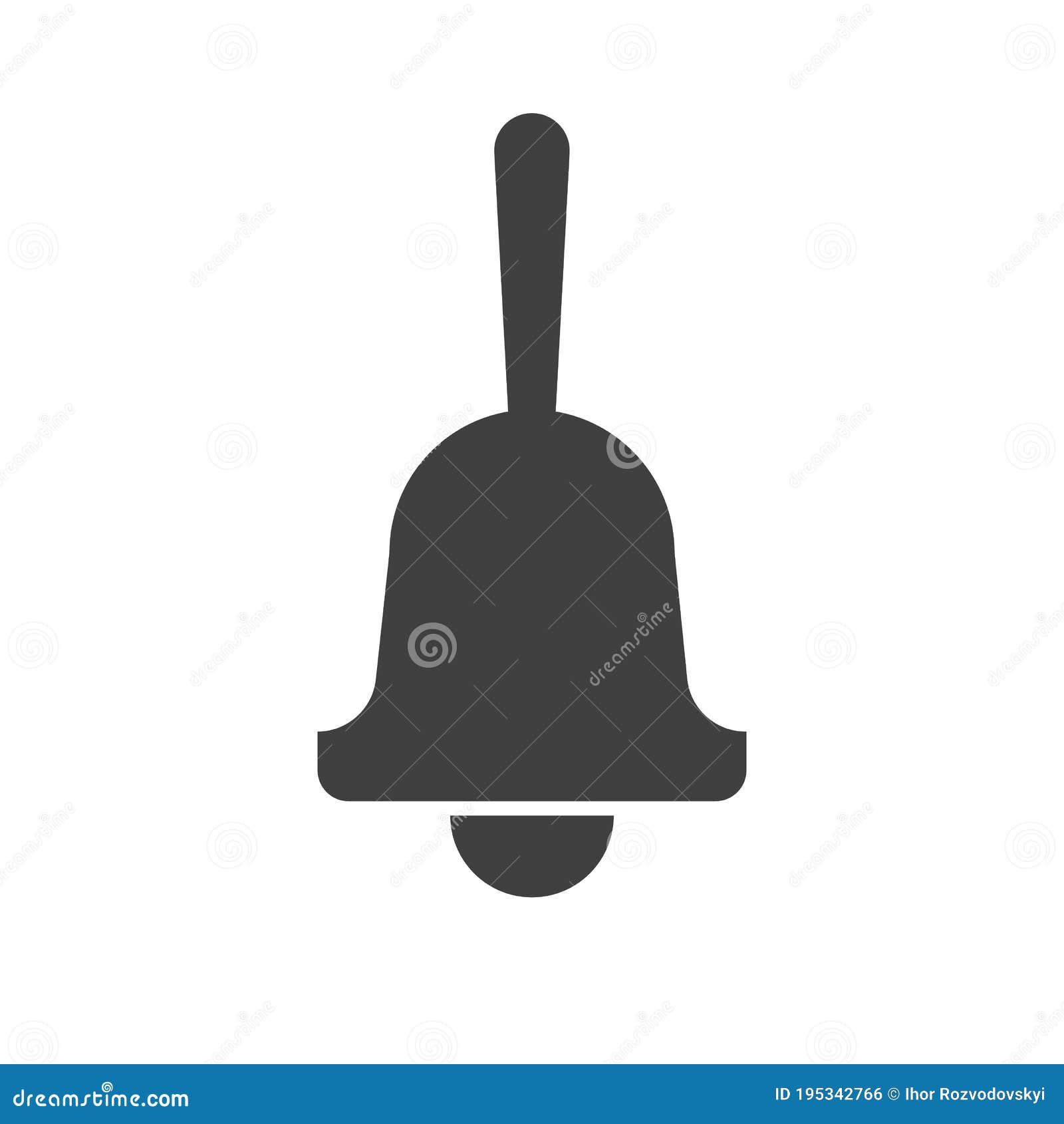 Icono De Timbre En Fondo Blanco. Vector Eps10 Ilustración del Vector ...