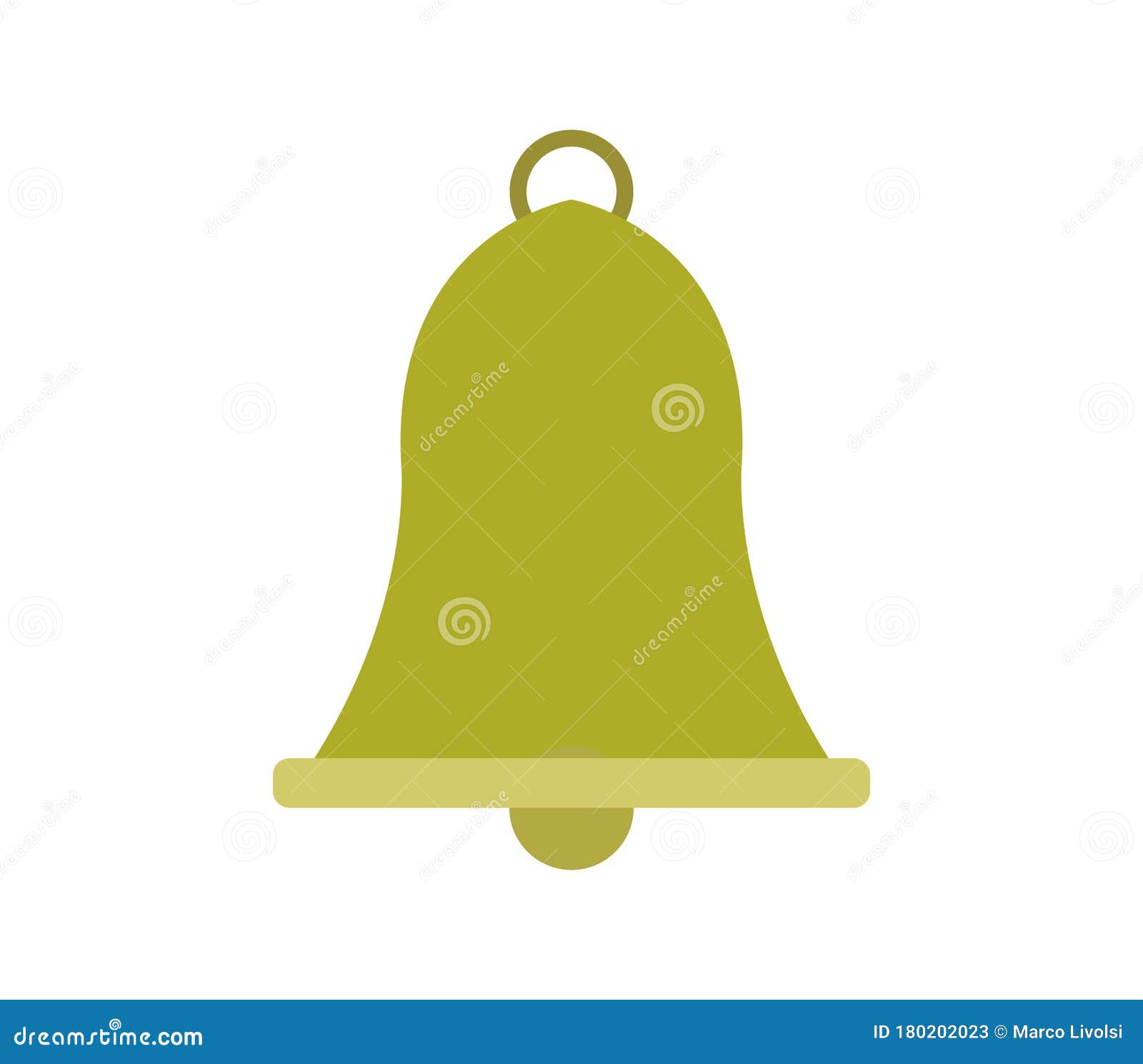 Icono De Timbre Ilustrado En Vector Sobre Fondo Blanco Stock de ...
