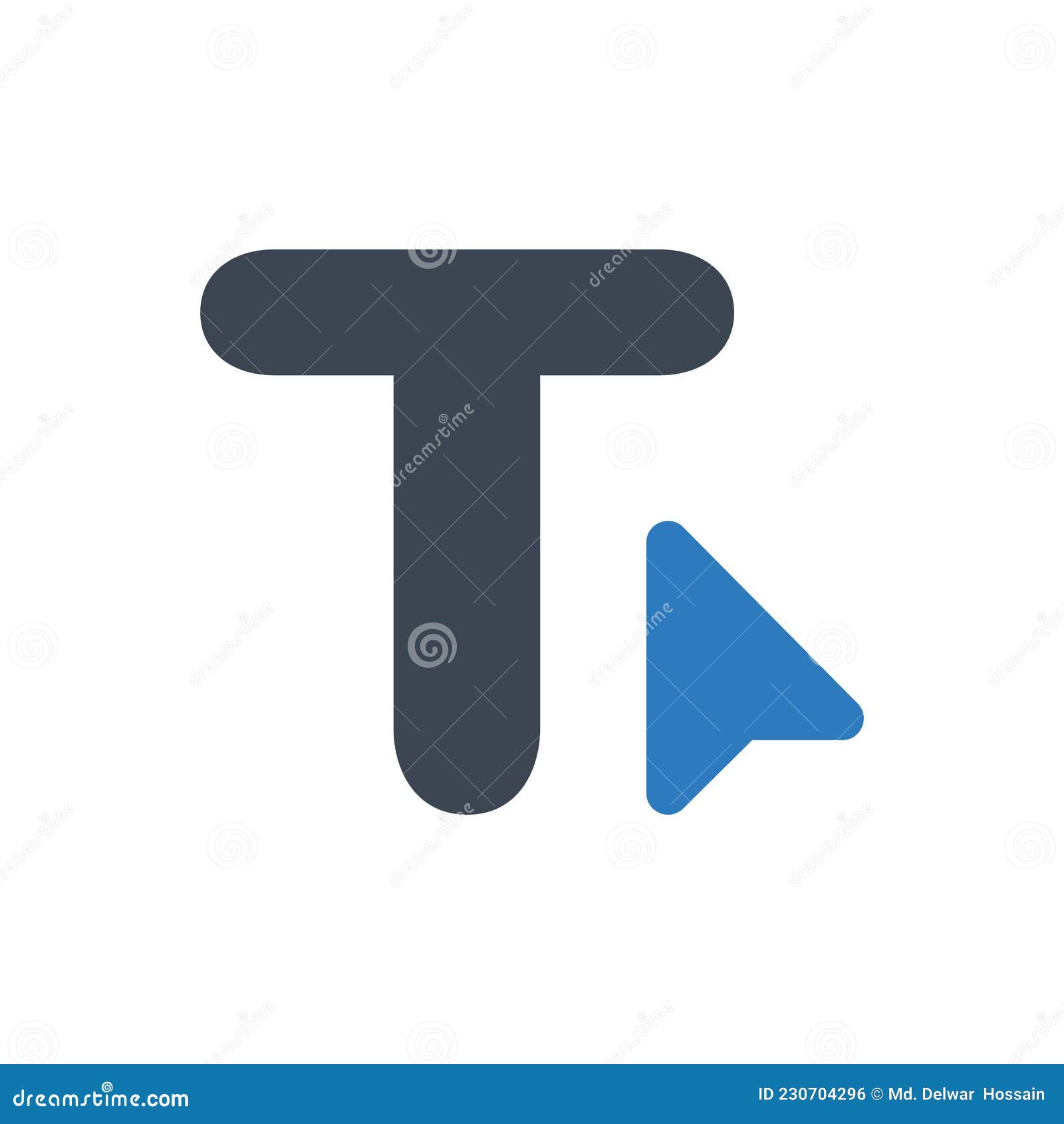 Icono de tipo de letra ilustración del vector. Ilustración de muestra ...