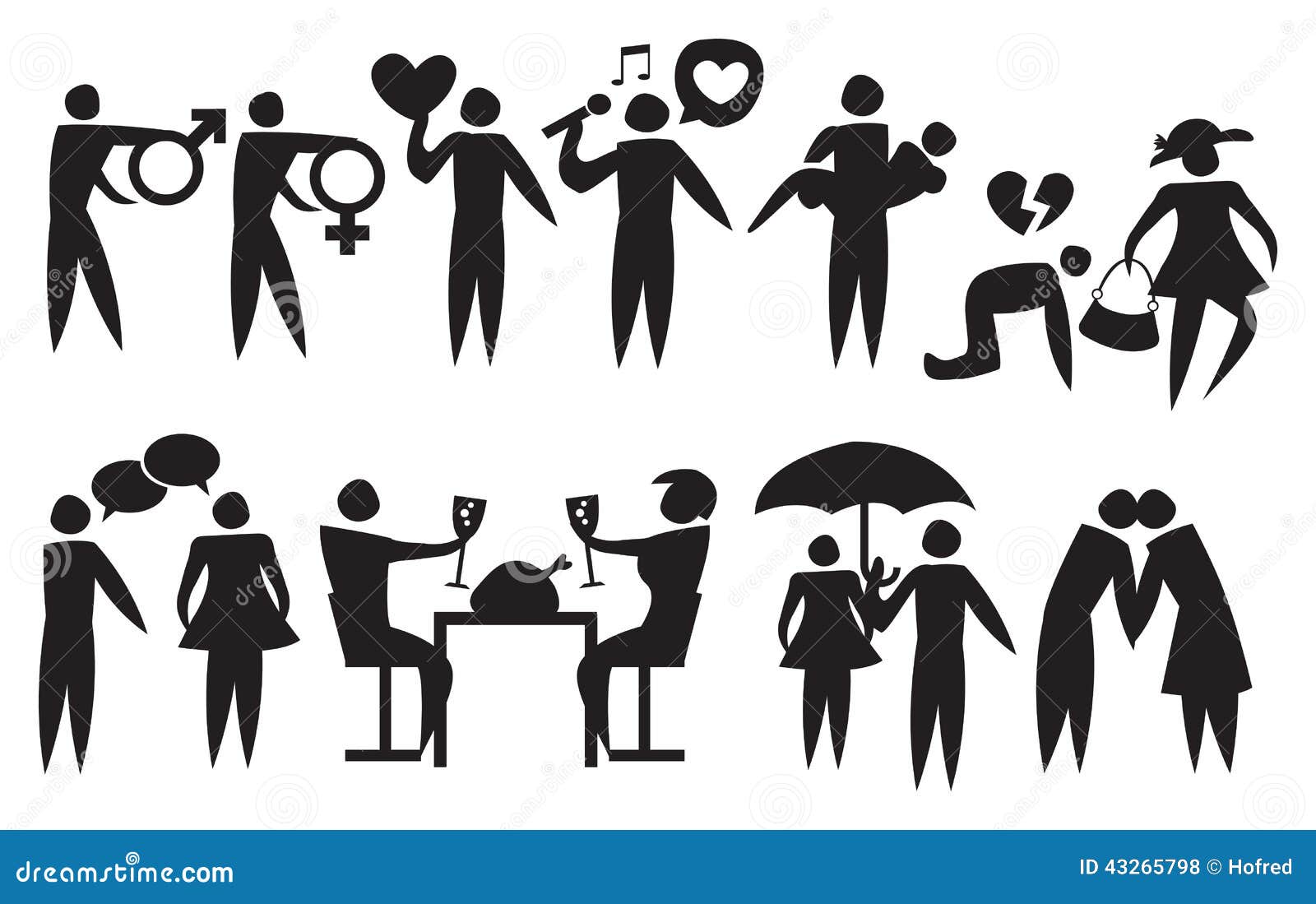 Icono De Una Relación De Los Pares Ilustración del Vector - Ilustración ...