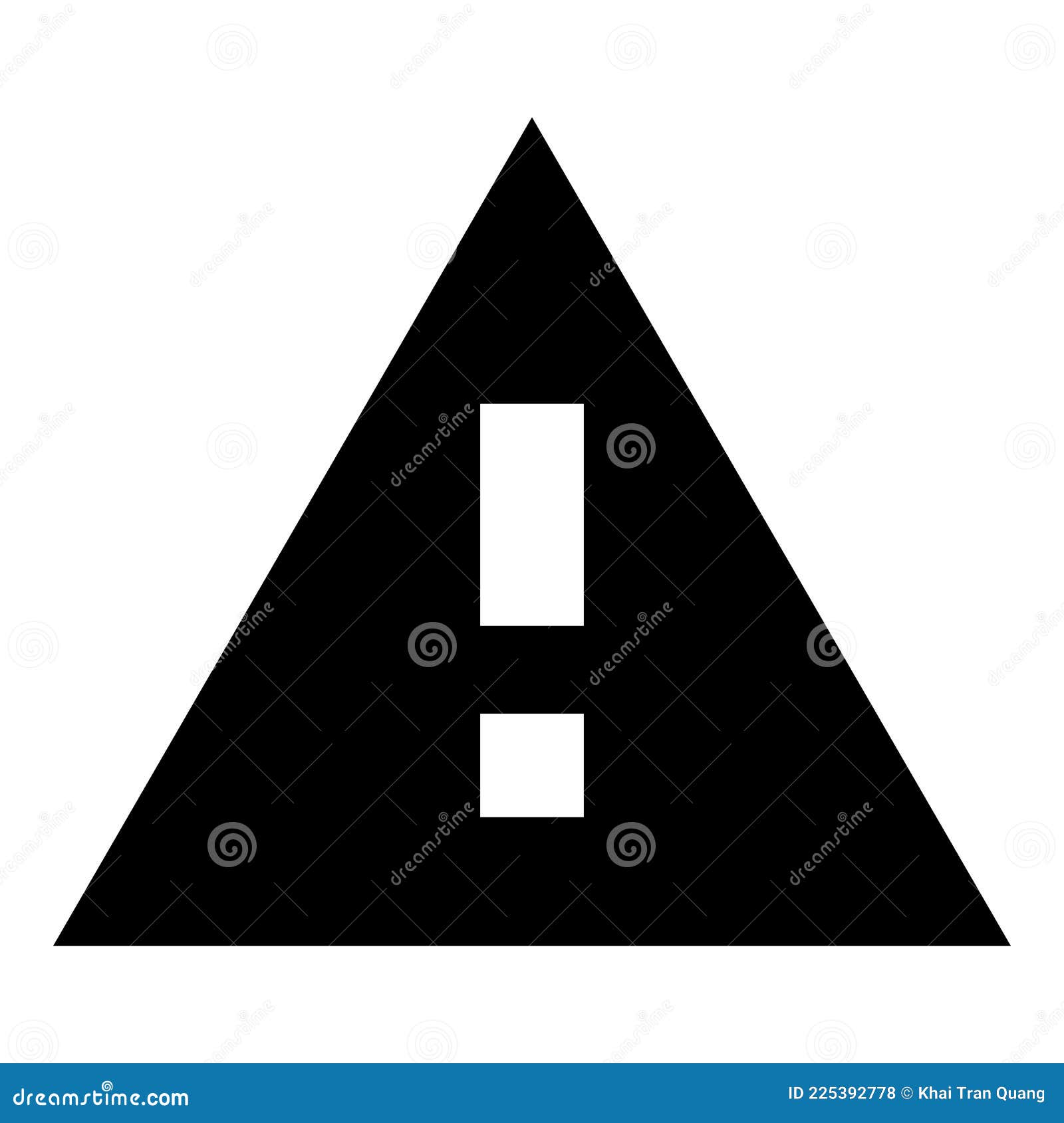 Icono de vector de alerta. ilustración del vector. Ilustración de icono ...