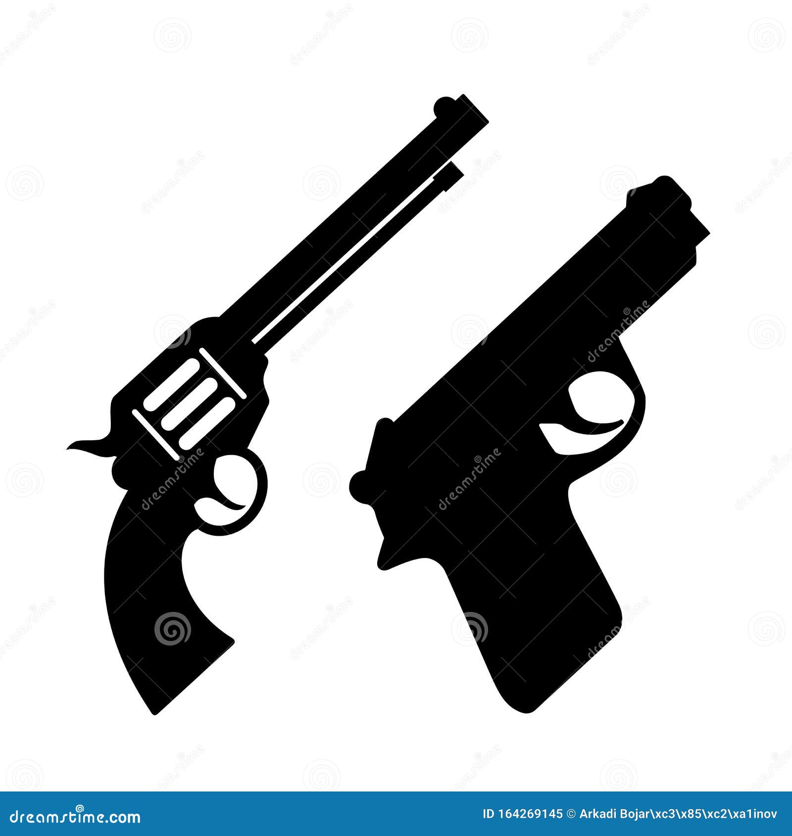 Icono de vector de armas ilustración del vector. Ilustración de peligro ...