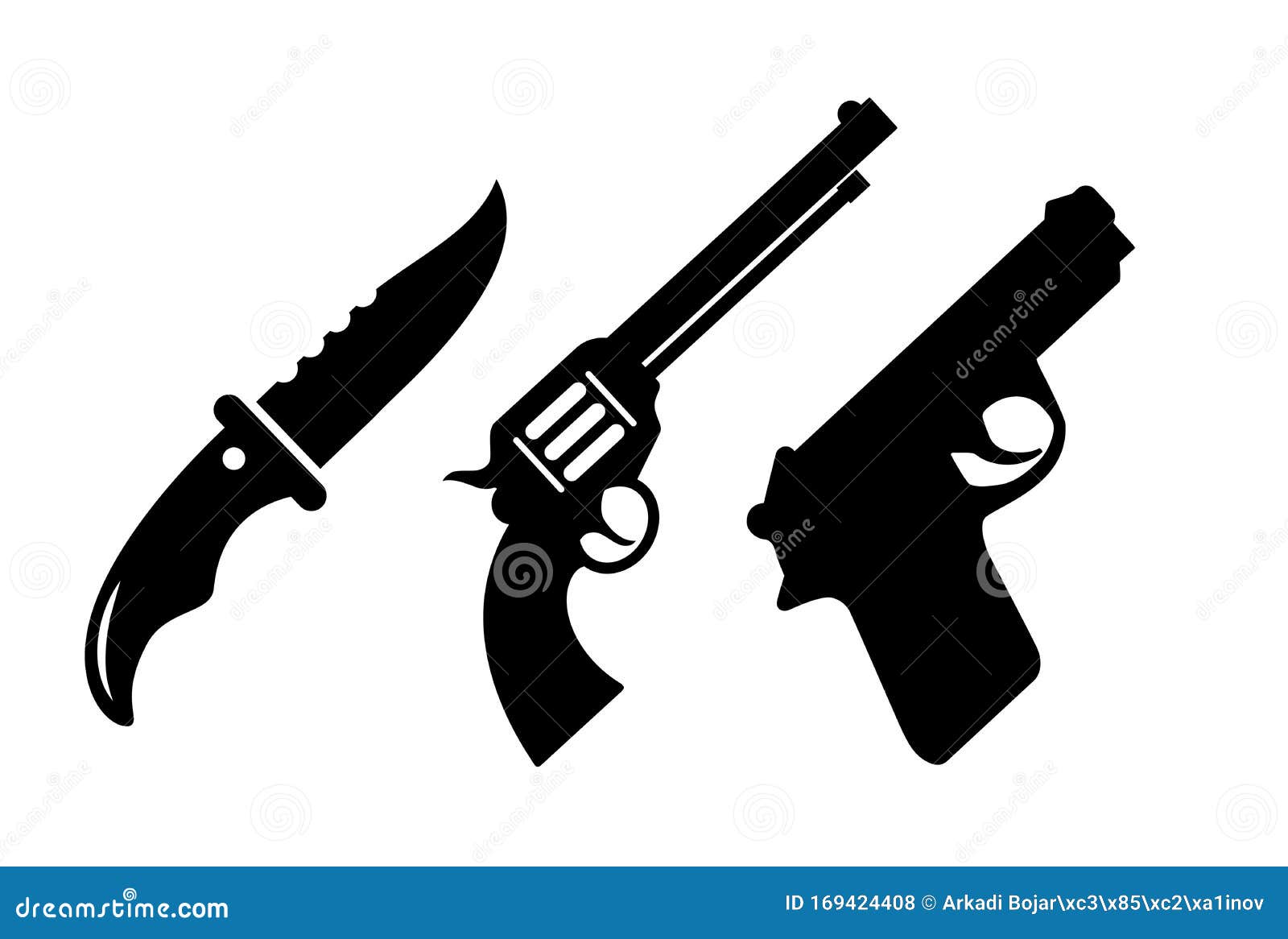 Icono de vector de armas ilustración del vector. Ilustración de fondo ...
