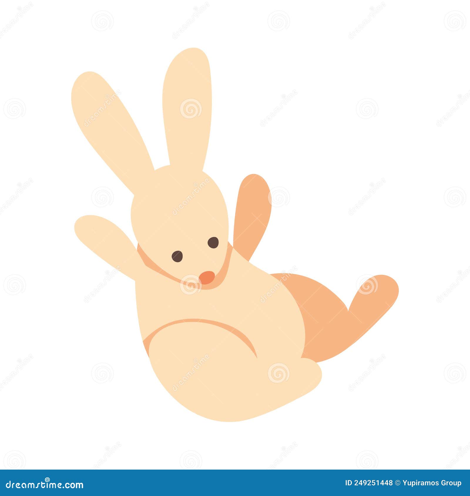 Icono de vector de conejo ilustración del vector. Ilustración de ...