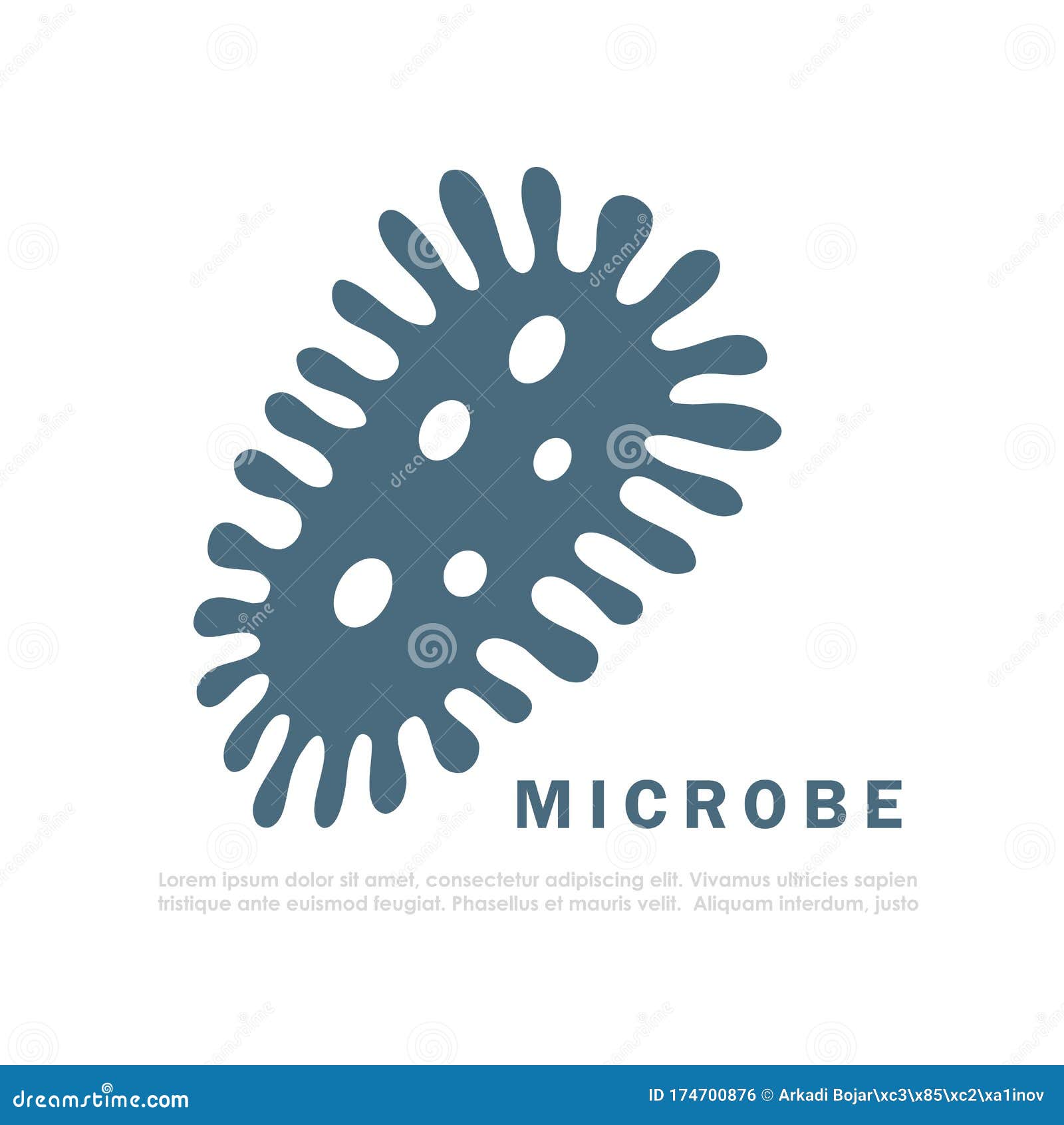 Icono De Vector De Microbios Ilustración del Vector - Ilustración de ...