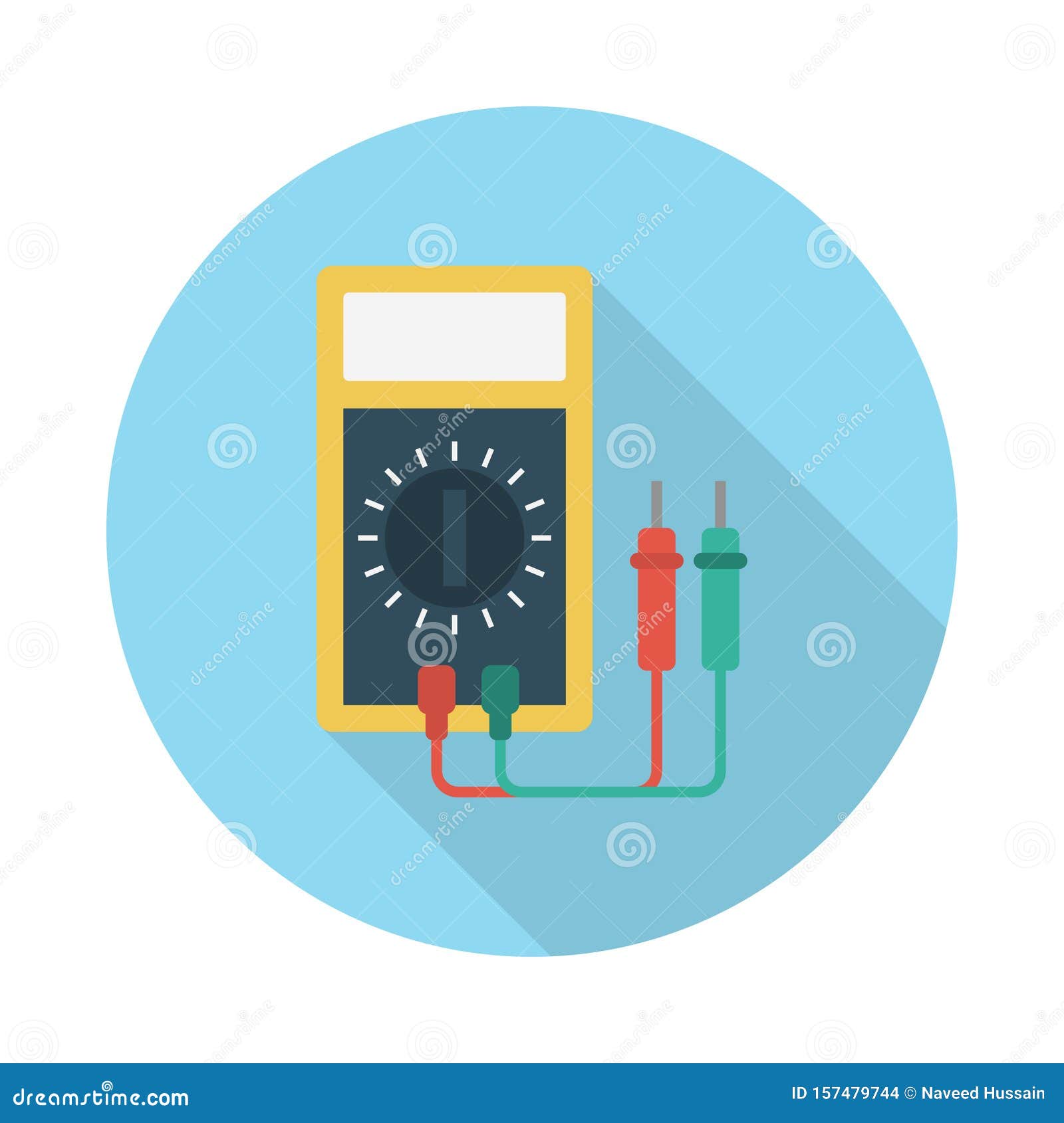 Icono De Vector Plano De Amperio Ilustración del Vector - Ilustración ...