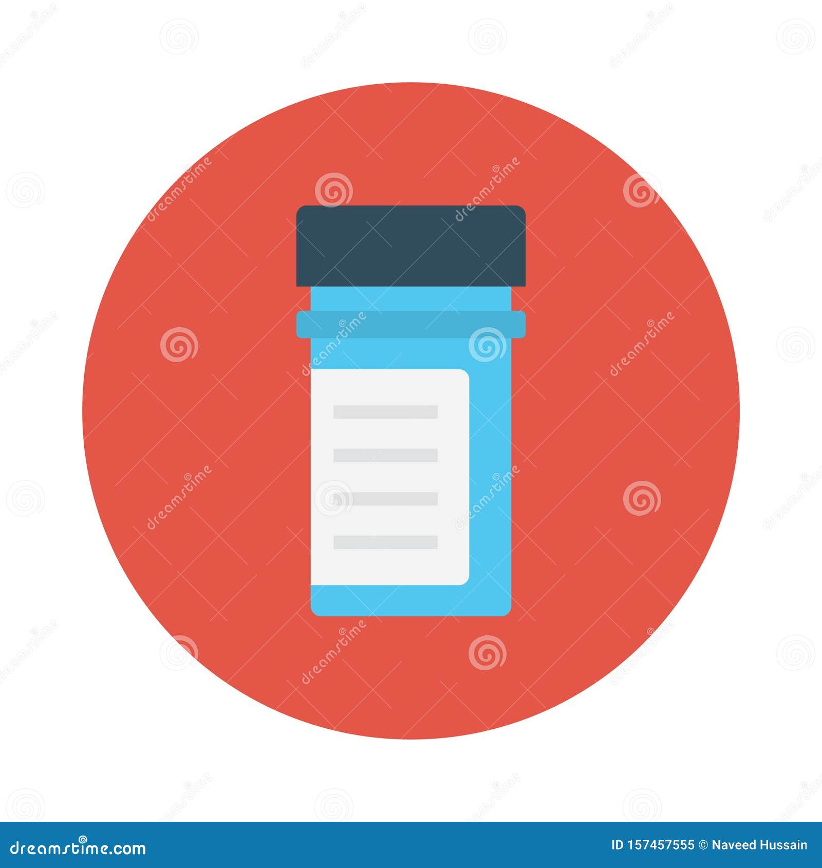 Icono De Vector Plano De Dosis Ilustración del Vector - Ilustración de ...