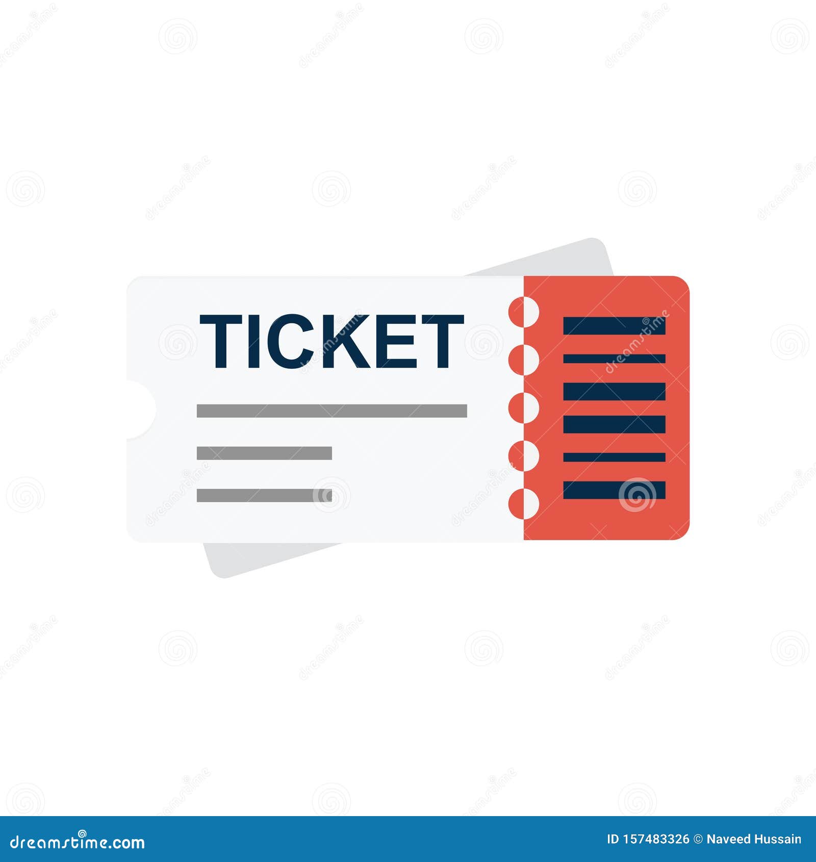 Icono De Vector Plano De Rifa Ilustración del Vector - Ilustración de ...