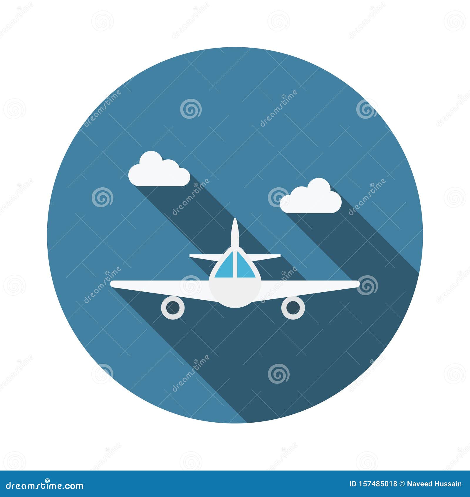 Icono De Vector Plano De Vuelo Ilustración del Vector - Ilustración de ...