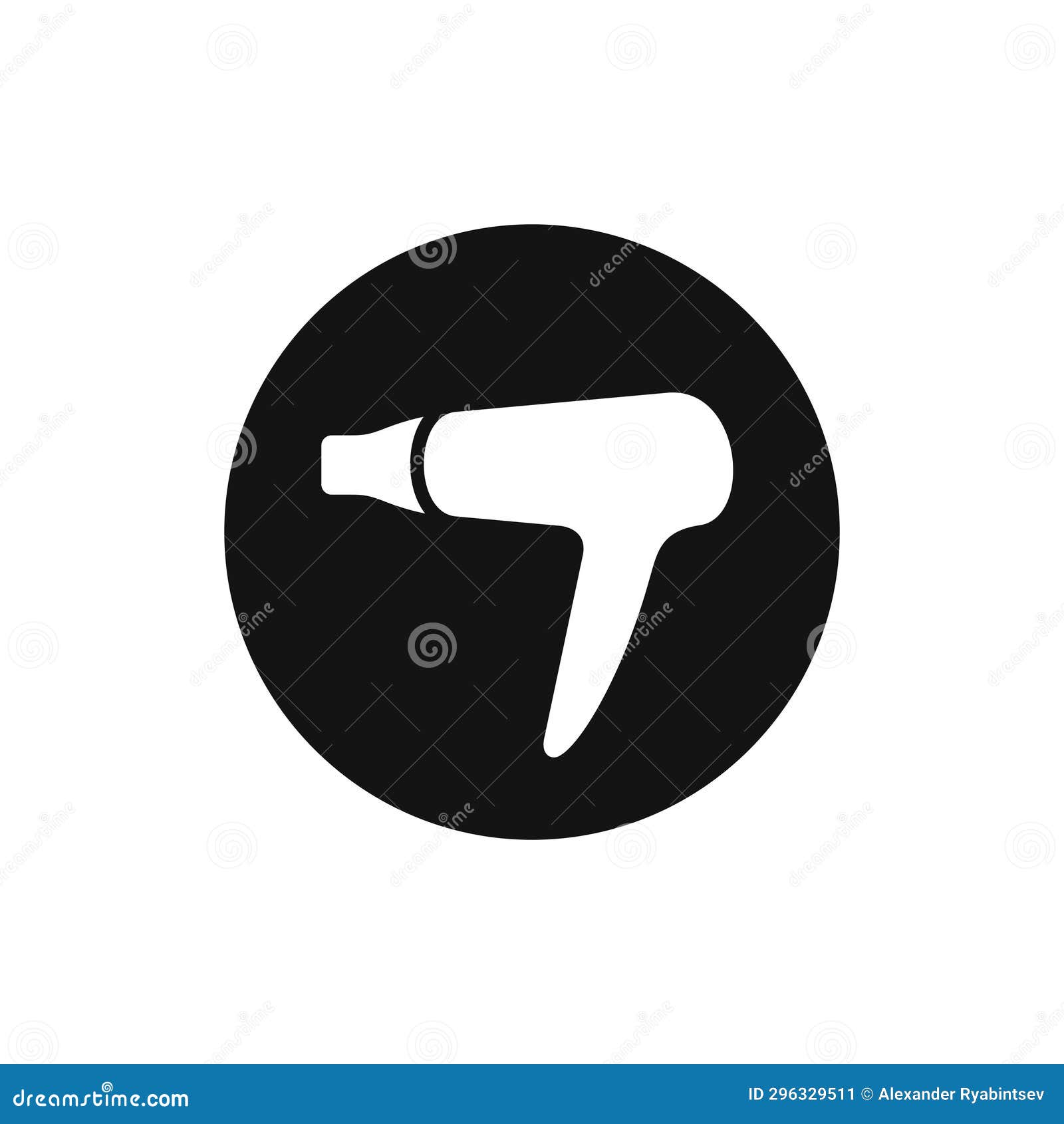 Icono De Vector De Secador De Pelo Ilustración del Vector - Ilustración ...