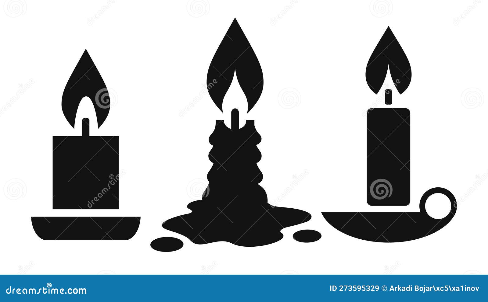 Icono de vector de velas ilustración del vector. Ilustración de icono ...