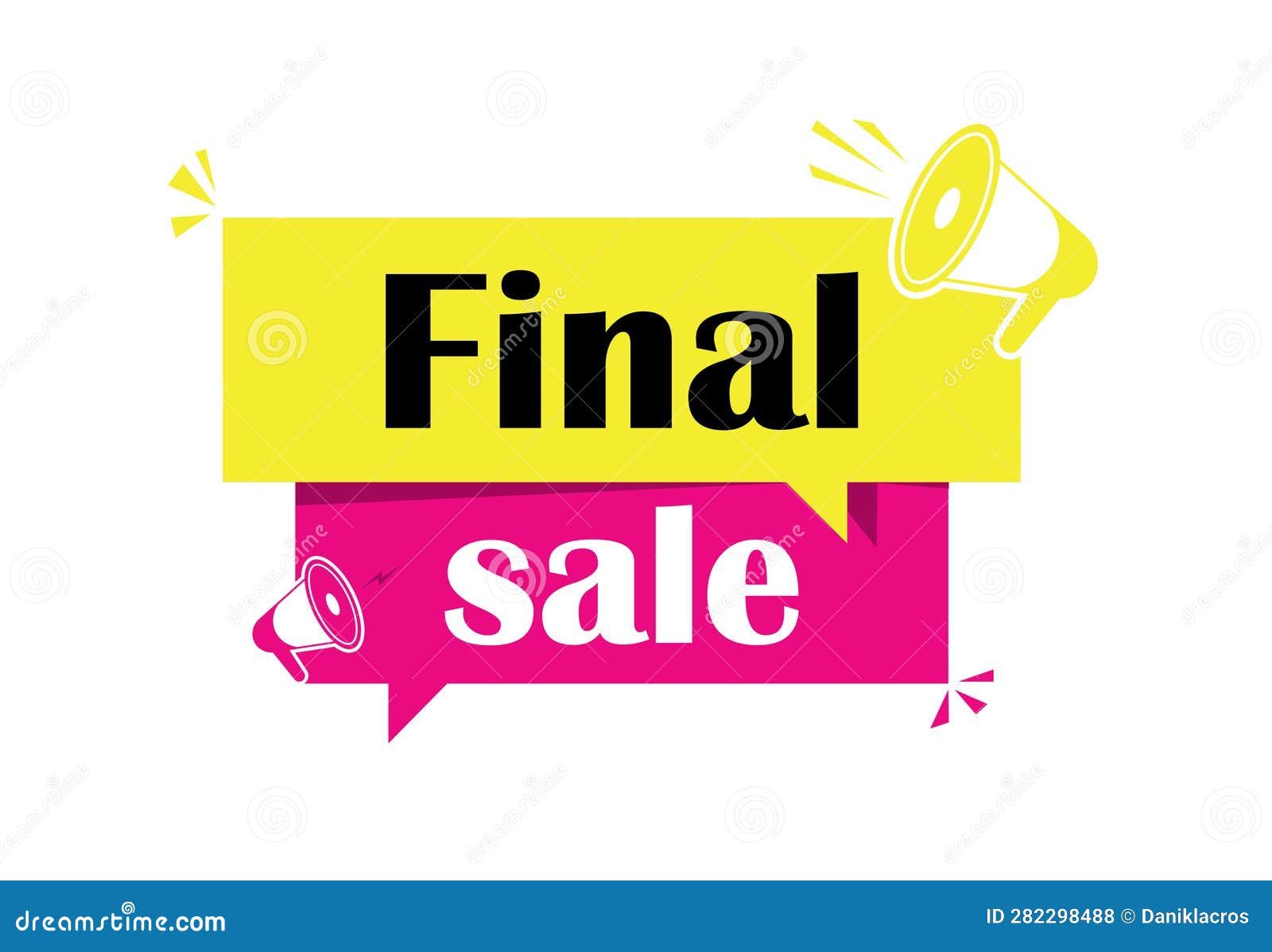 Icono De Venta Final Para Su Negocio Ilustración del Vector ...