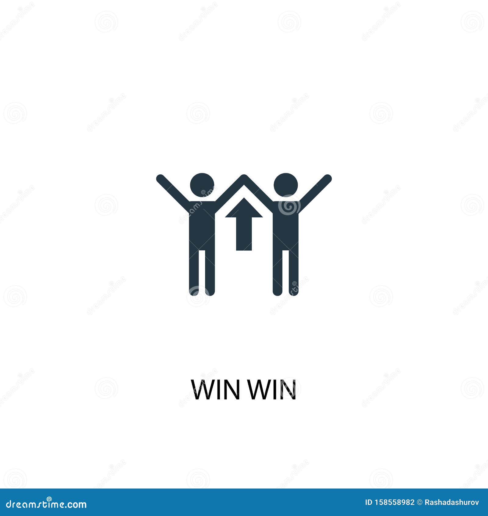 Icono De Victoria. Elemento Simple Ilustración del Vector - Ilustración ...