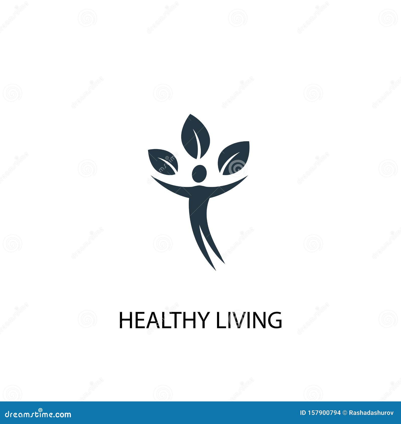 Icono De Vida Saludable. Elemento Simple Ilustración del Vector ...