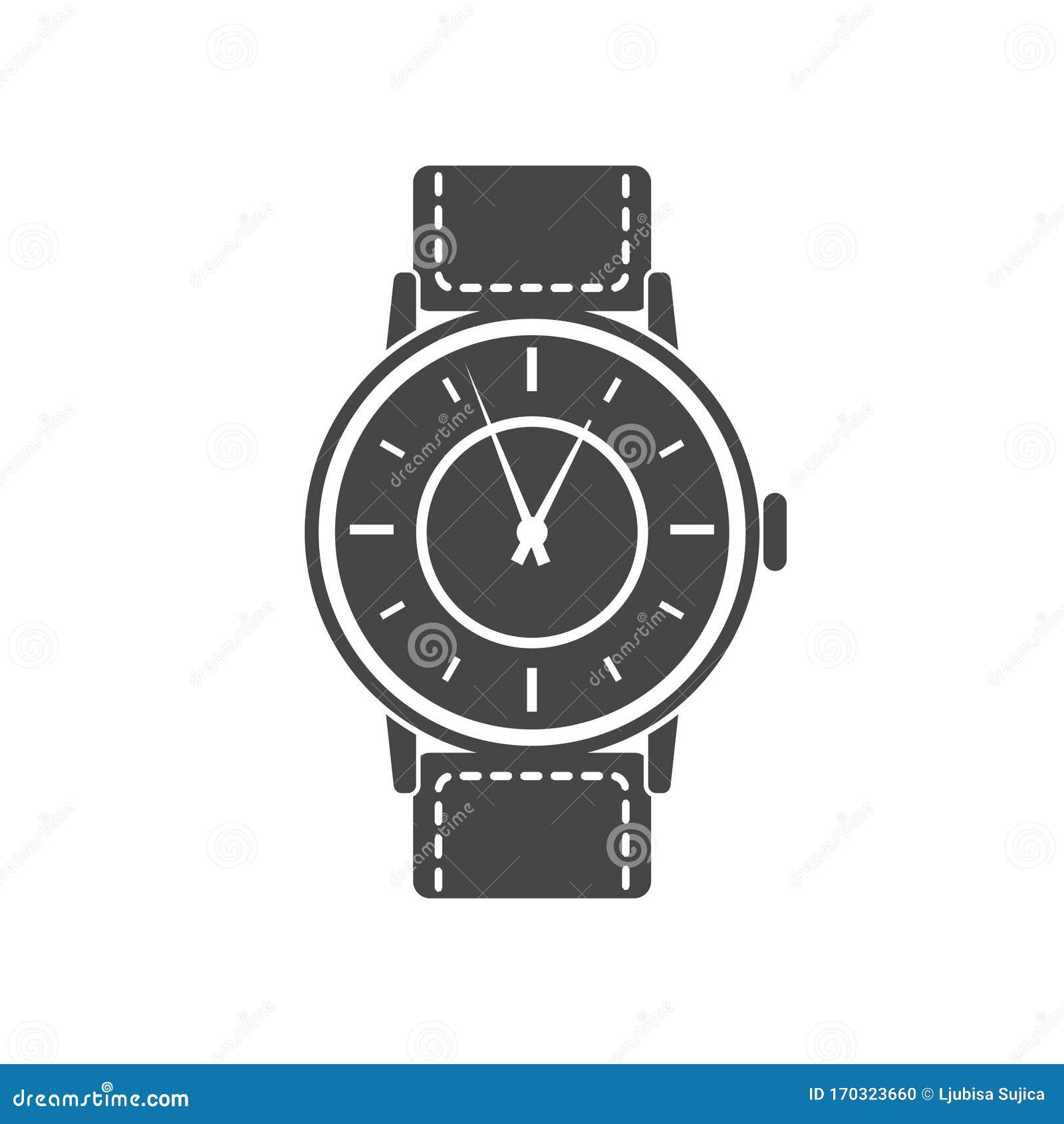Icono De Watch - Conjunto De Iconos Vectoriales Ilustración del Vector ...