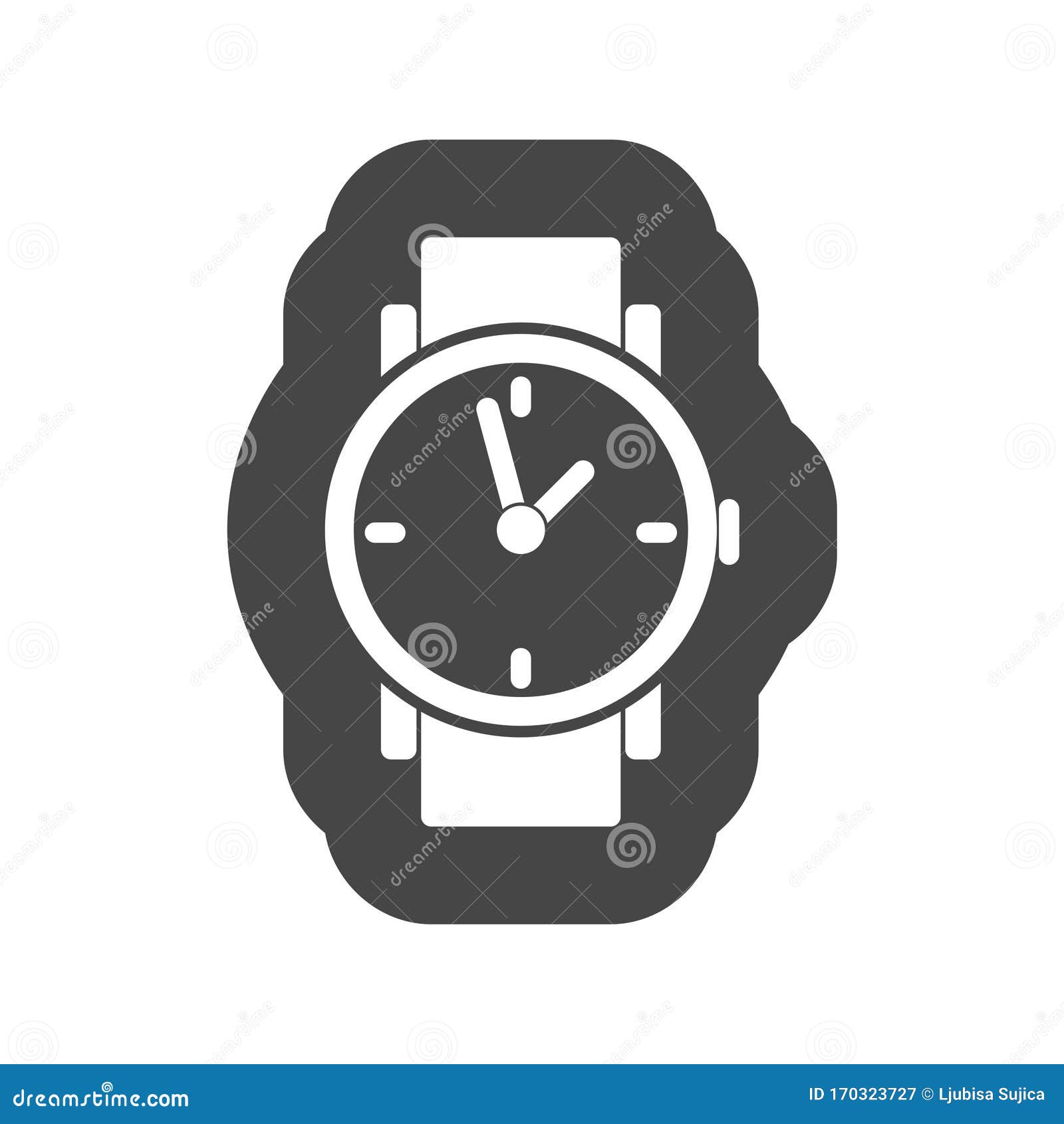 Icono De Watch - Conjunto De Iconos Vectoriales Ilustración del Vector ...
