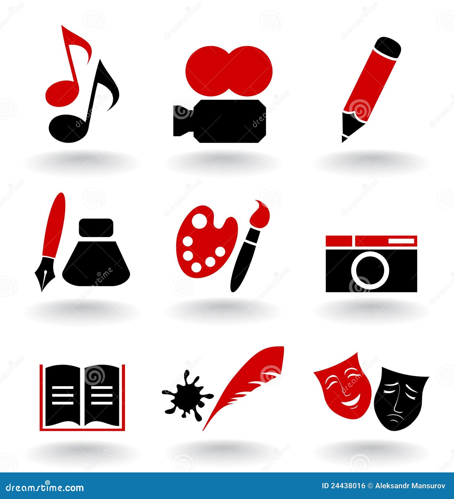 Icono del arte ilustración del vector. Ilustración de artista - 24438016