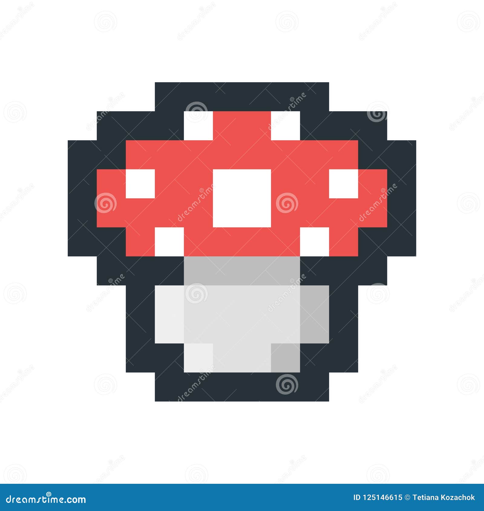 Icono Del Arte Del Pixel De La Seta Ilustración del Vector ...