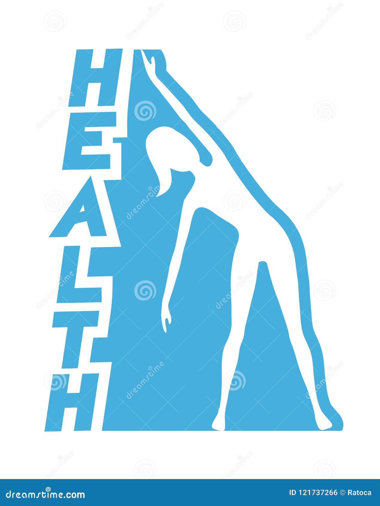 Icono del azul de la salud ilustración del vector. Ilustración de mujer ...