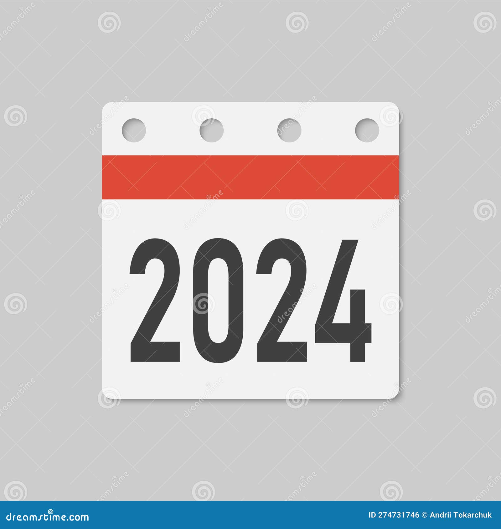 Icono Del A O 2024 Del Calendario Del Icono Del Vector Stock De Icono Del A O 2024 Del Calendario Del Icono Del Vector Stock De