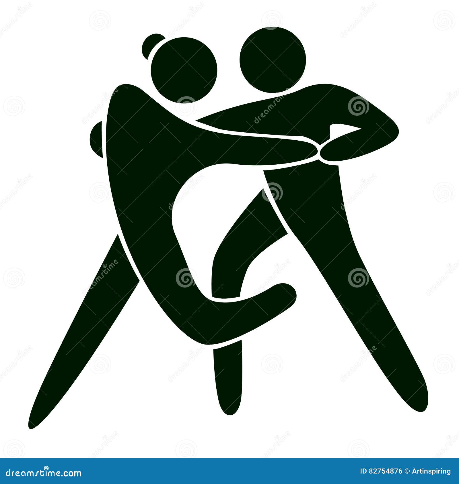 Icono del baile ilustración del vector. Ilustración de bailando - 82754876