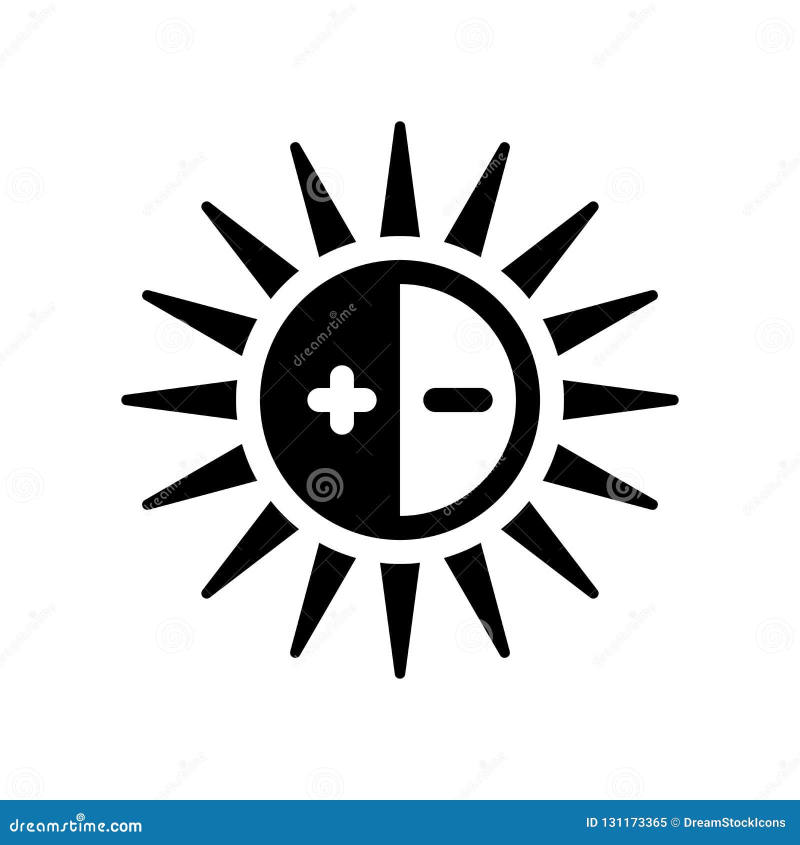 Icono del brillo ilustración del vector. Ilustración de colores - 131173365