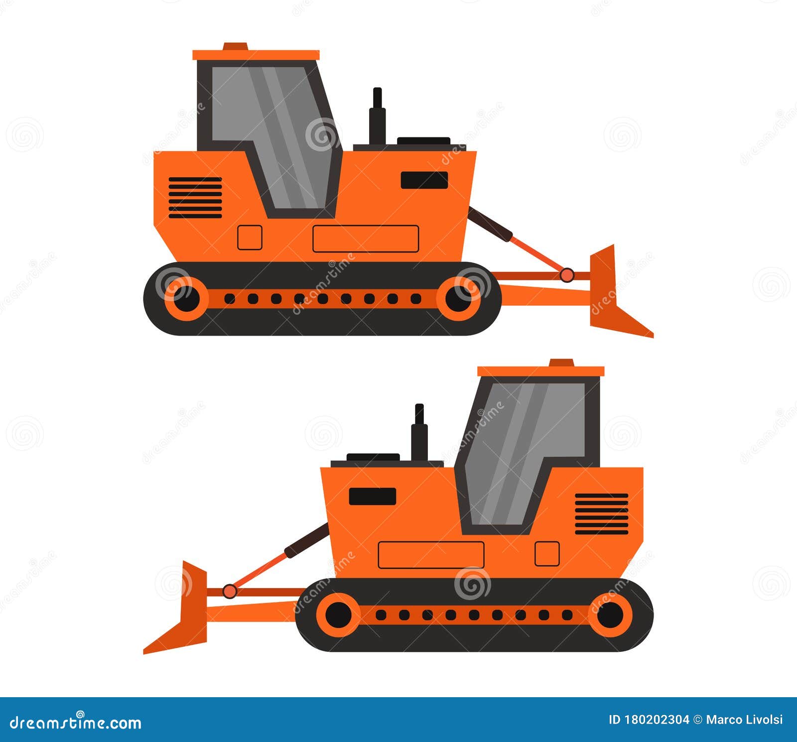 Icono Del Bulldozer Ilustrado En El Vector Sobre Fondo Blanco Stock de ... Icono Del Bulldozer Ilustrado En El Vector Sobre Fondo Blanco Stock de ...