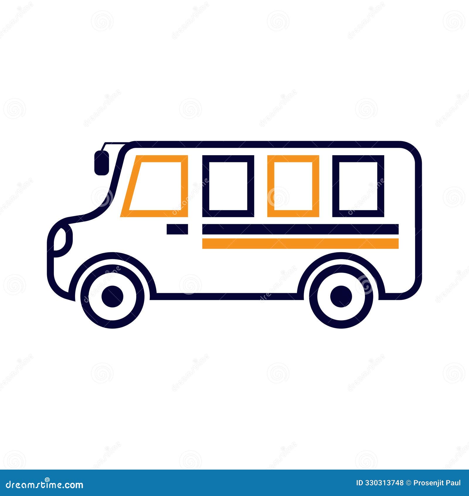 Icono Del Bus Escuela De Autobuses De Autocar Ilustración del Vector ...