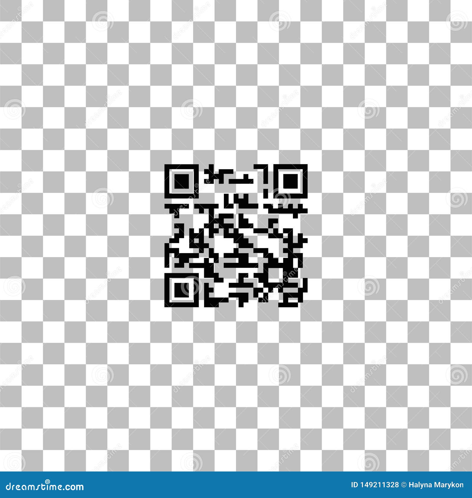 Icono Del C?digo De Qr Completamente Ilustración del Vector ... Icono Del C?digo De Qr Completamente Ilustración del Vector ...