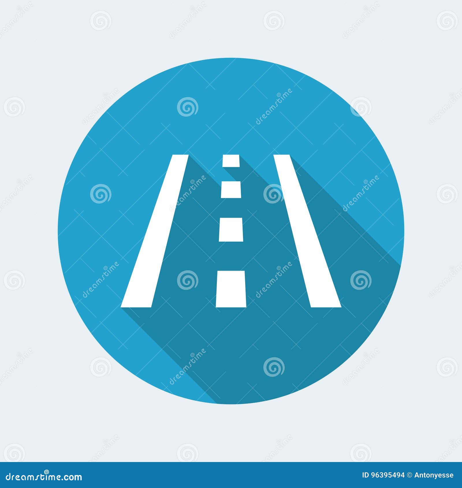 Icono del camino ilustración del vector. Ilustración de vector - 96395494