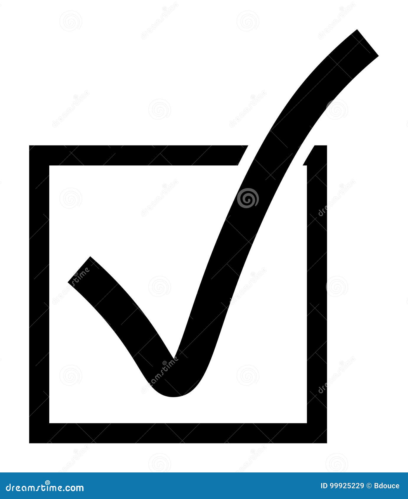 Icono Del Checkbox Del Vector Ilustración del Vector - Ilustración de ...