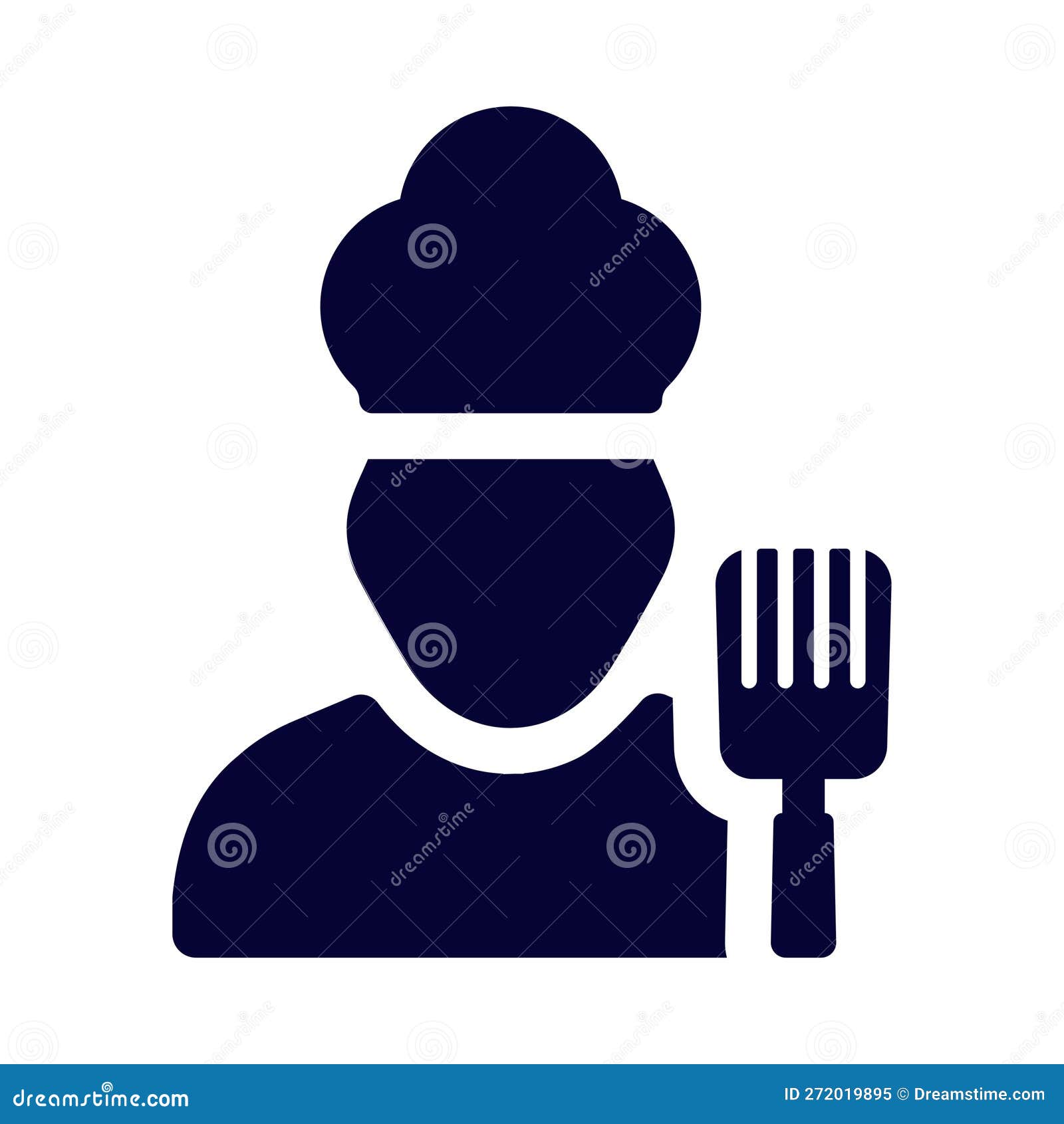 Icono Del Chef Del Restaurante De Cocina Del Chef Ilustración del ...