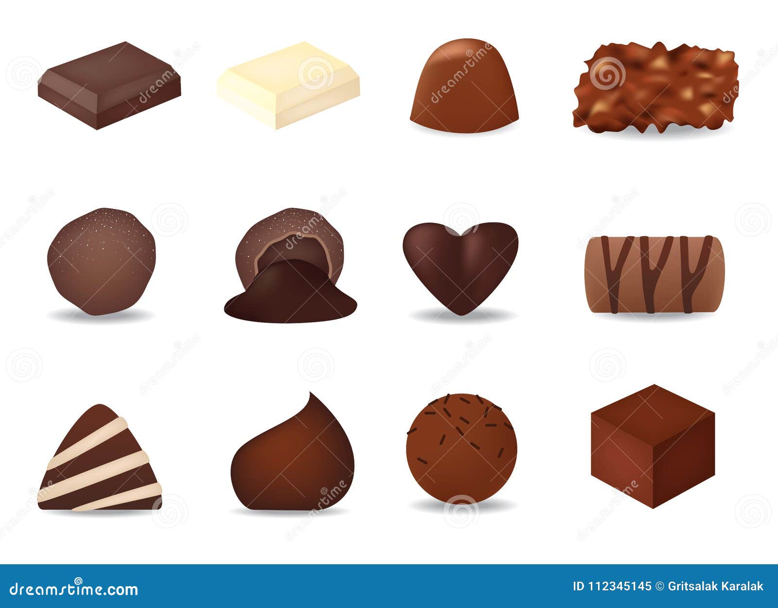 Icono del chocolate ilustración del vector. Ilustración de vacaciones ...